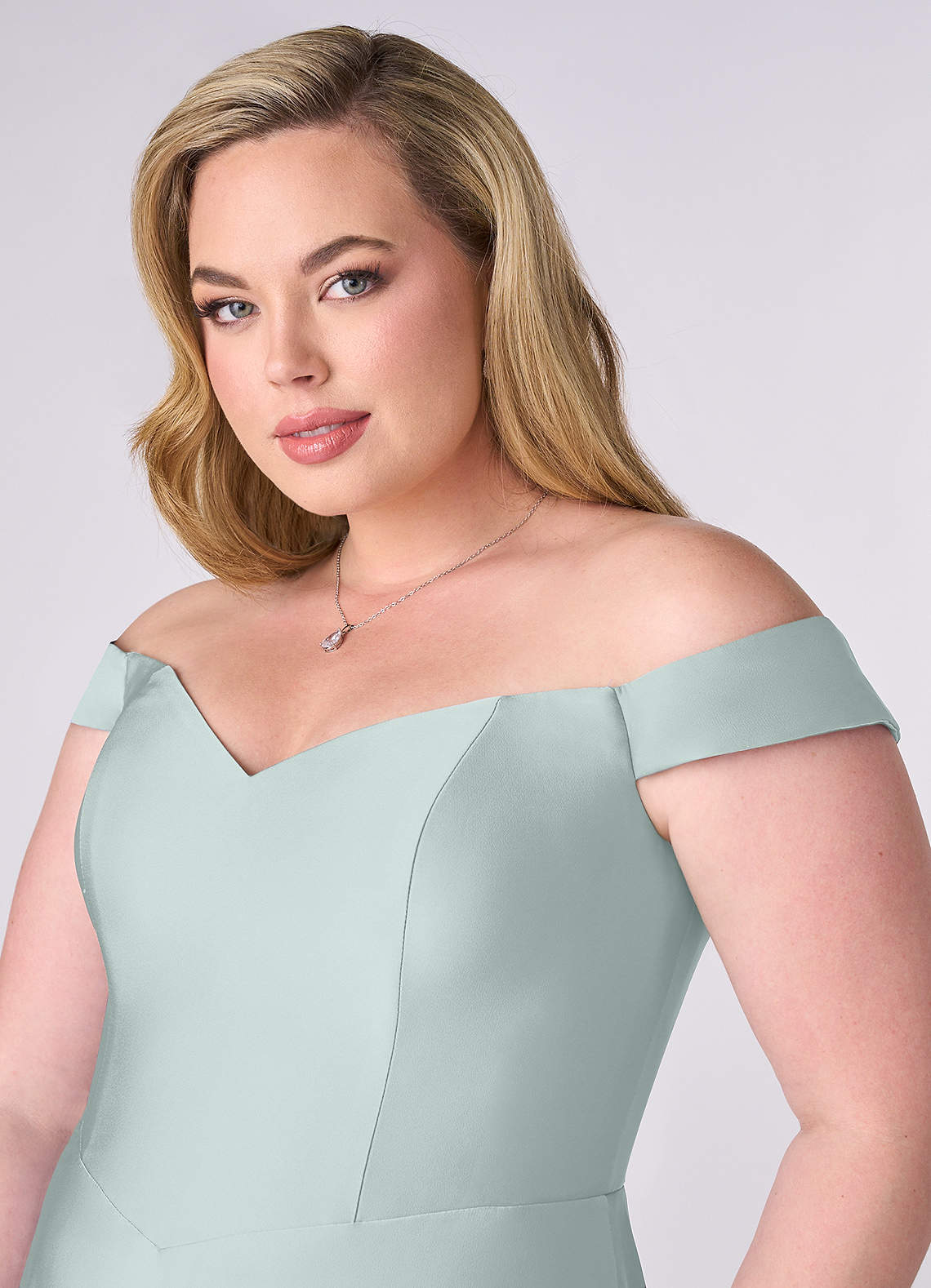 Mist Barbie™ AZAZIE 1013 Bridesmaid Dresses | Azazie