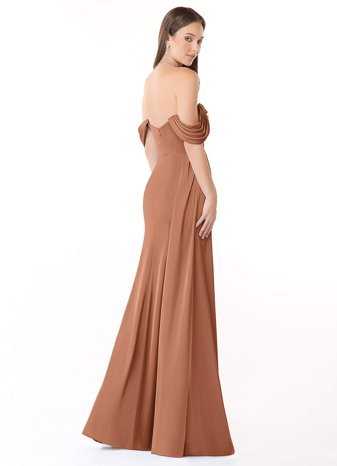 Azazie Amyra Bronzer Bridesmaid Dresses | Azazie