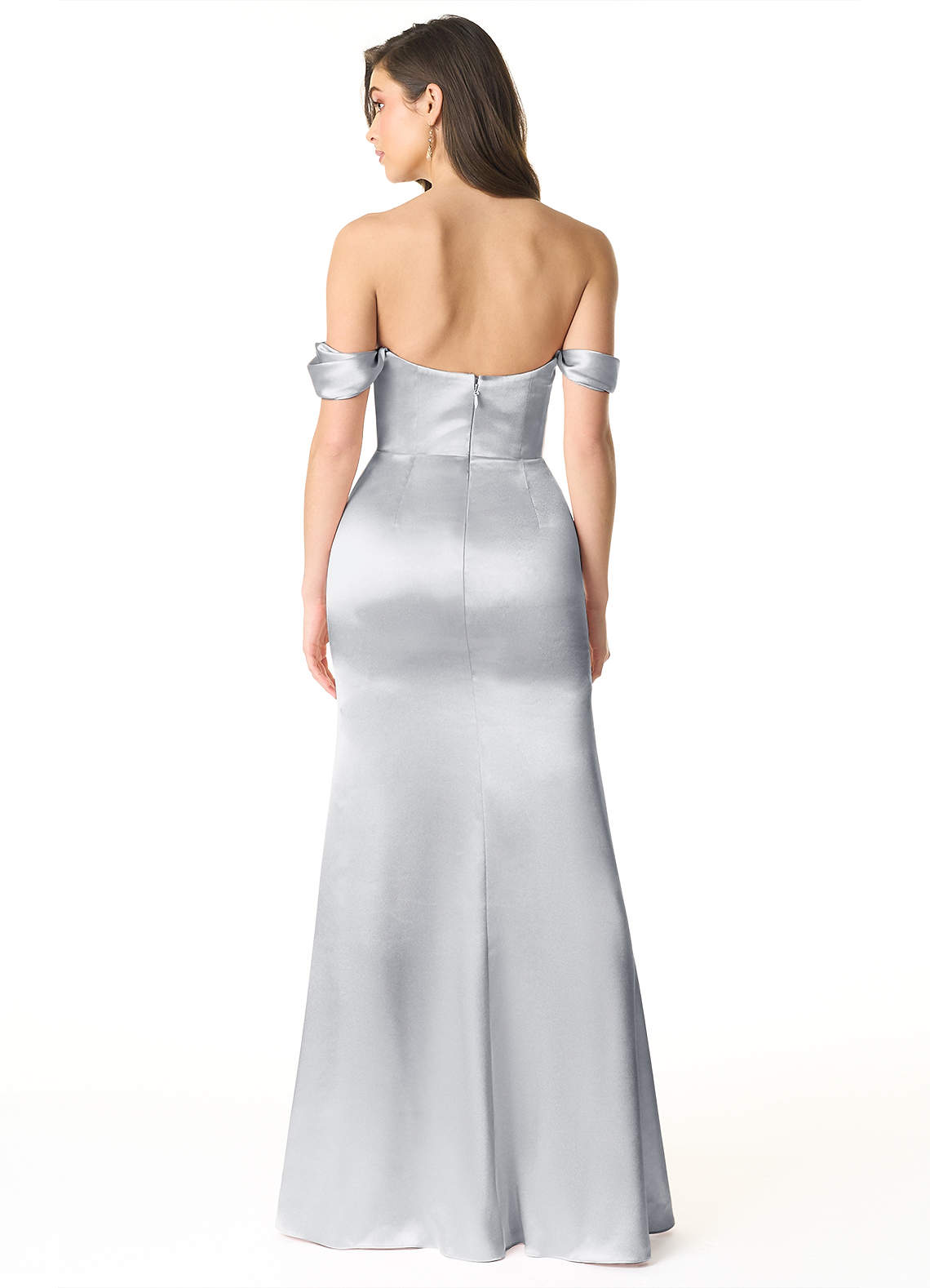 Azazie Liv Silver Bridesmaid Dresses | Azazie