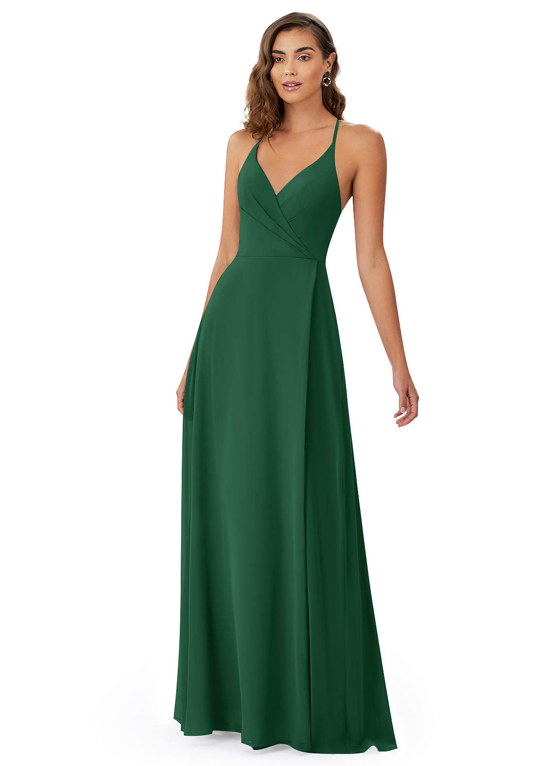 Dark Green Azazie Davis Bridesmaid Dresses | Azazie
