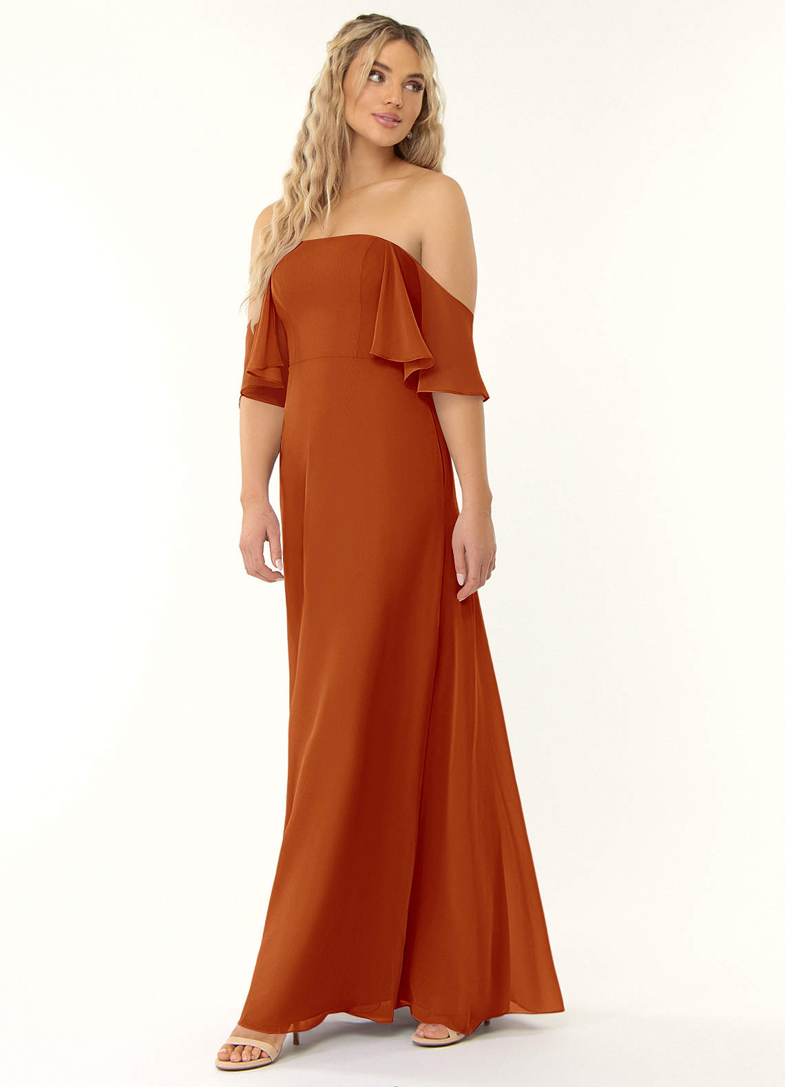 Paprika Azazie Mabel Bridesmaid Dresses | Azazie