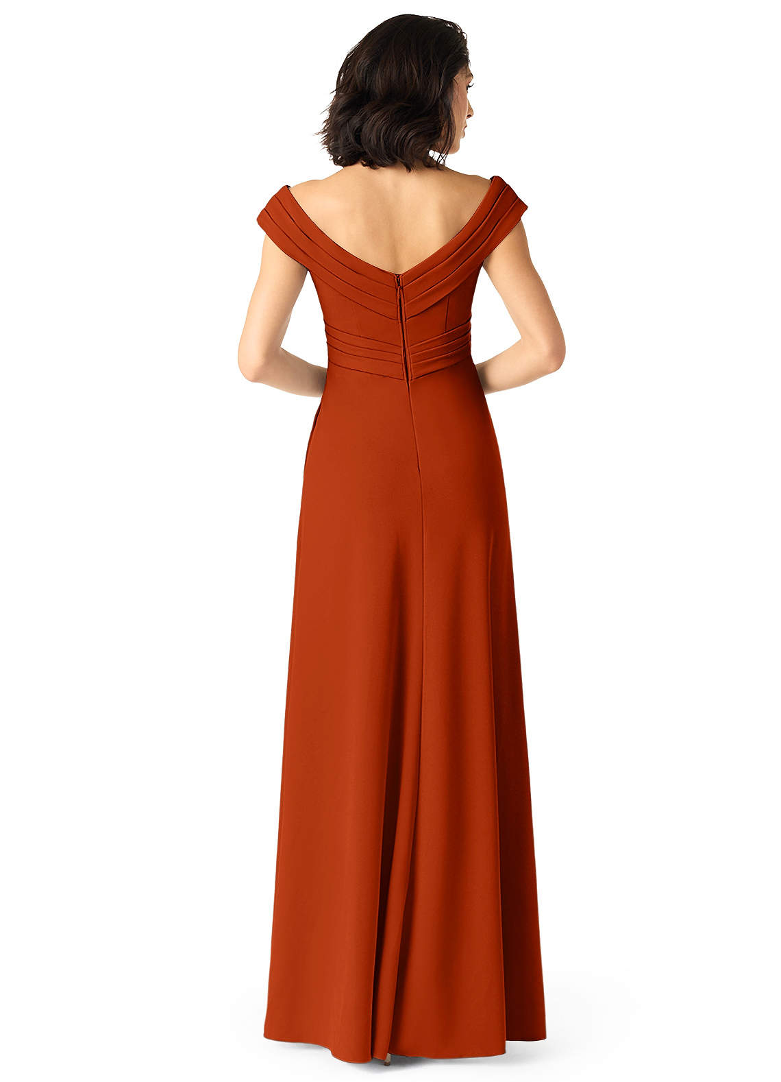 Azazie Evita Paprika Bridesmaid Dresses | Azazie