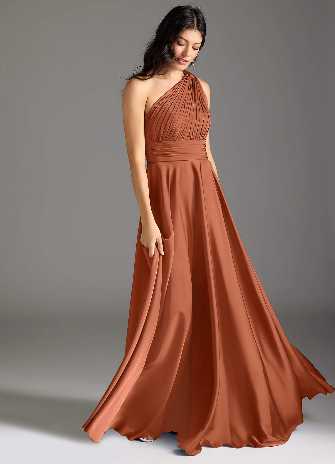 Azazie Charlize Cedar Rose Bridesmaid Dresses | Azazie