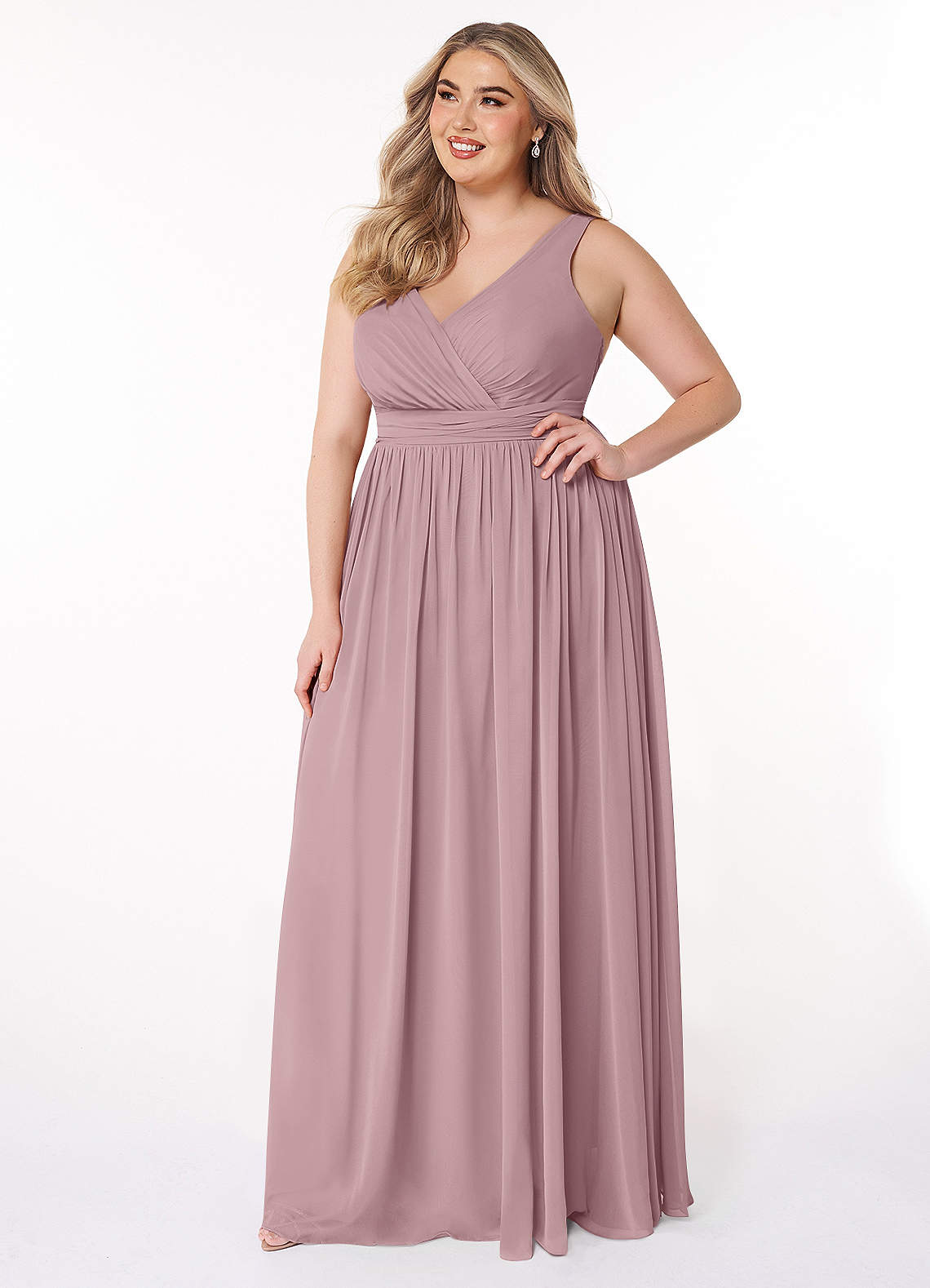 Dusty Rose Azazie Kora Bridesmaid Dresses | Azazie
