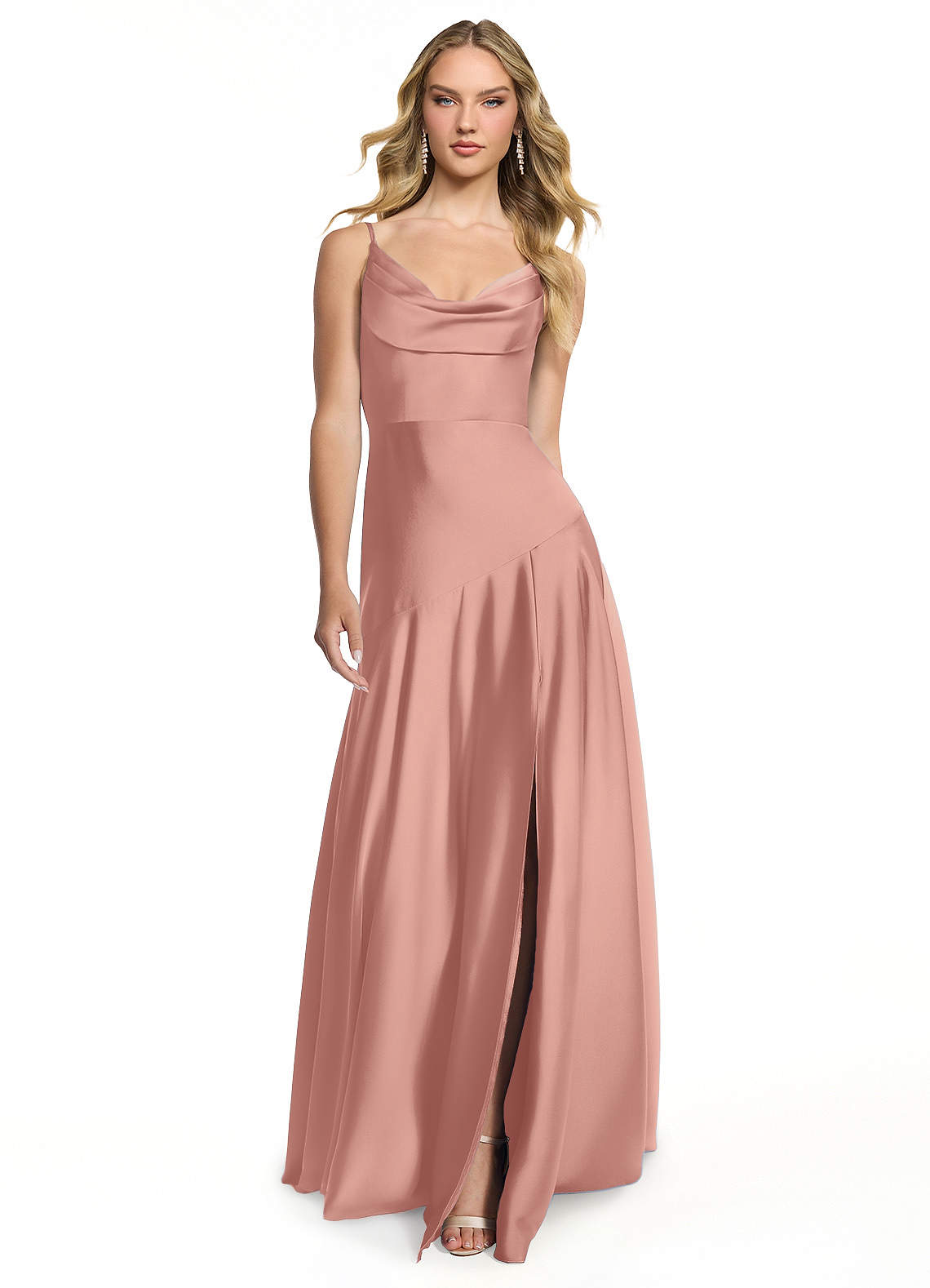 Azazie Kayla Rosette Bridesmaid Dresses | Azazie