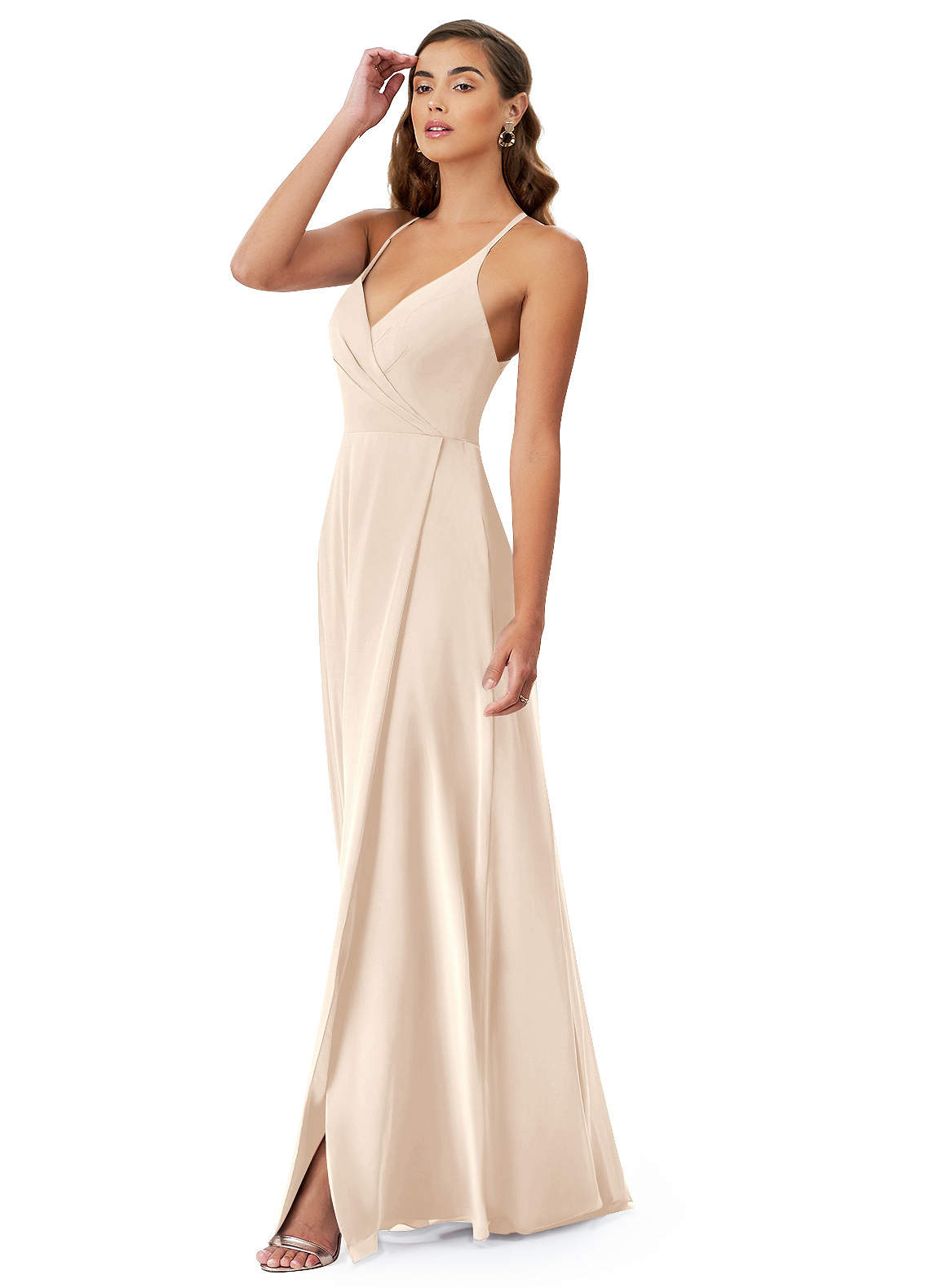 White Alabaster Azazie Davis Bridesmaid Dresses | Azazie