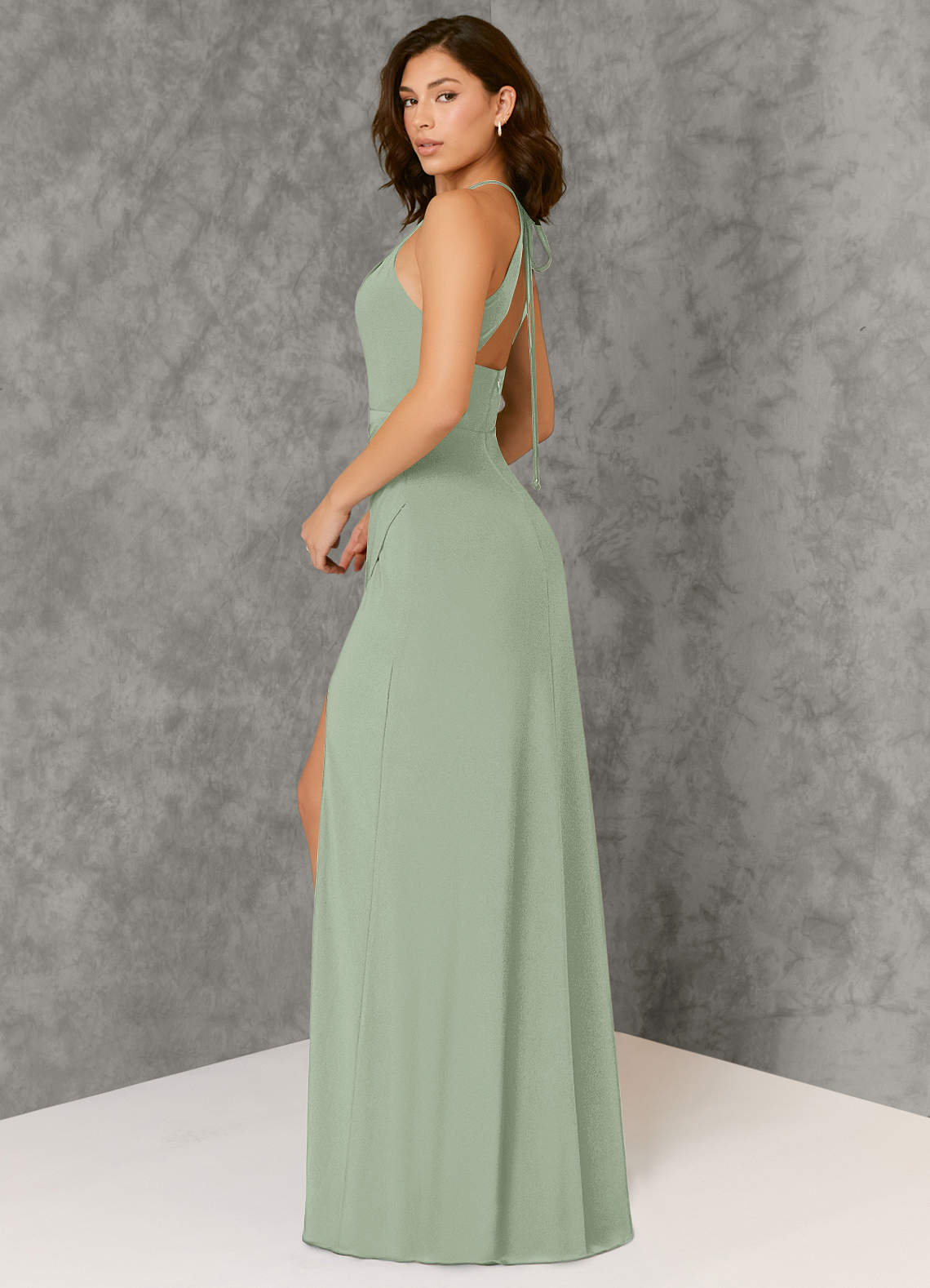 Azazie Axelle Agave Bridesmaid Dresses | Azazie