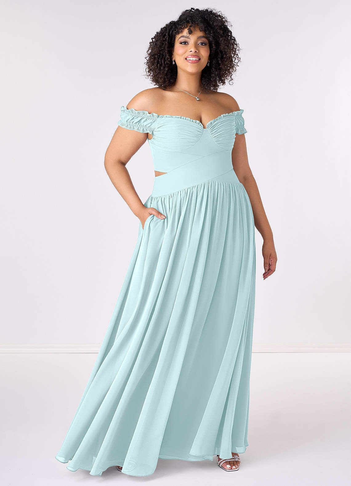 Sea Glass Barbie™ AZAZIE 1010 Bridesmaid Dresses | Azazie