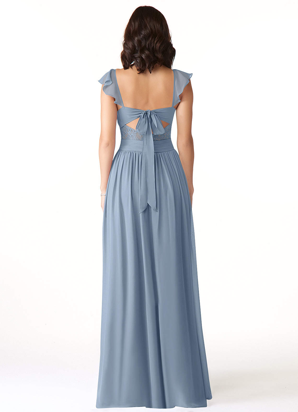 Azazie Lissa Dusty Blue Bridesmaid Dresses | Azazie