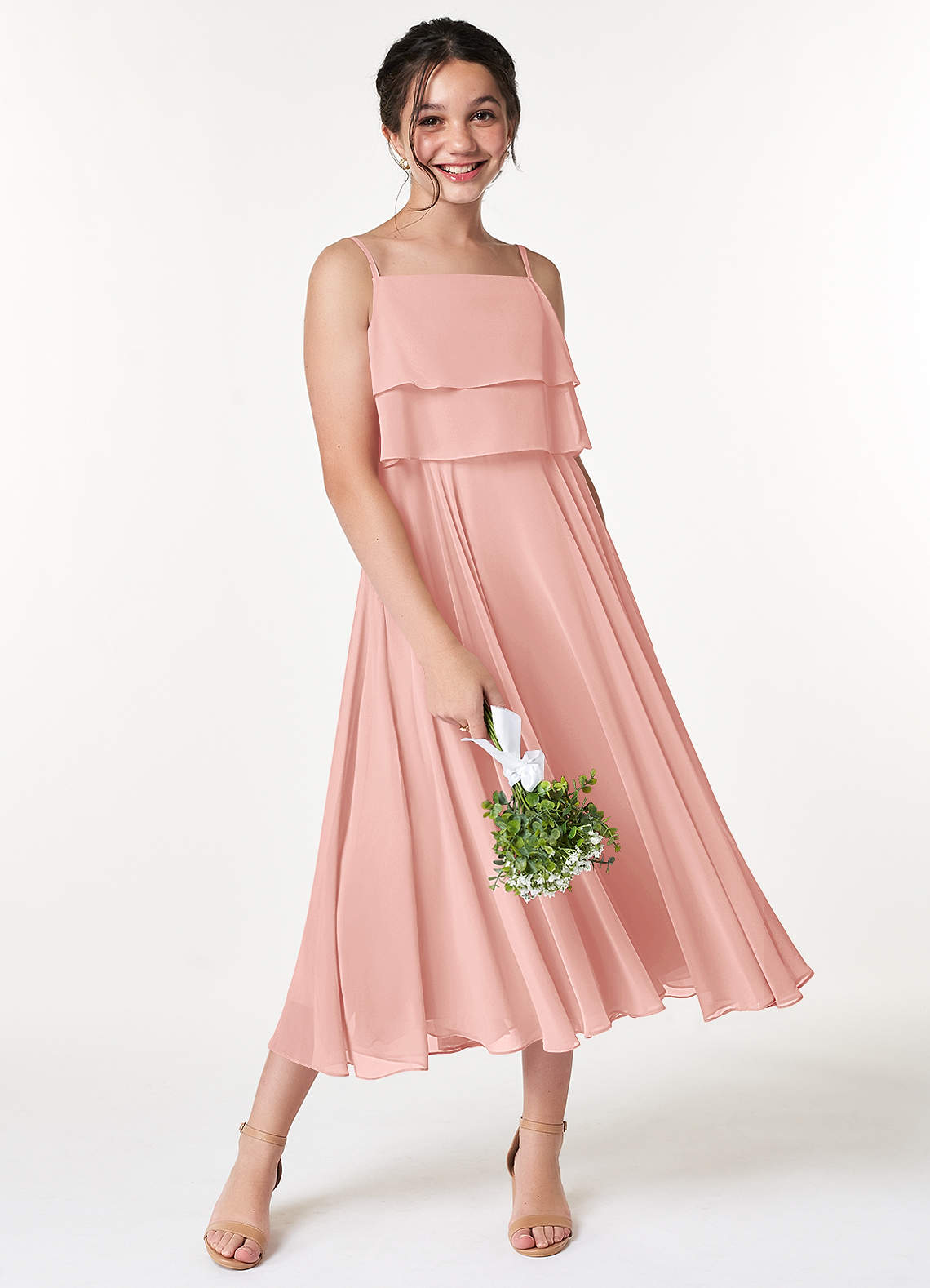 Rosette Azazie Ensley JBD Junior Bridesmaid Dresses | Azazie