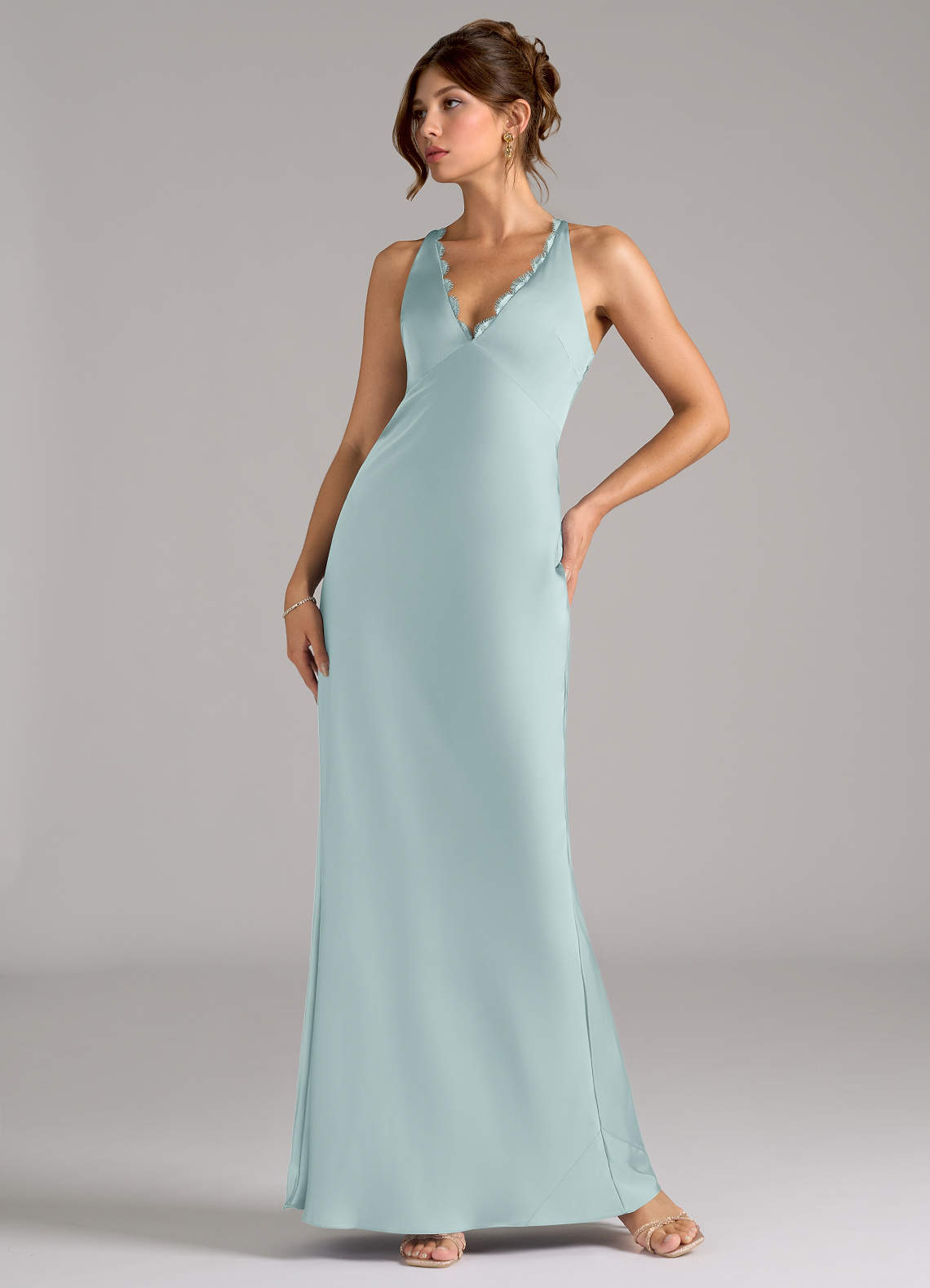 Azazie Tianna Mist Bridesmaid Dresses | Azazie UK
