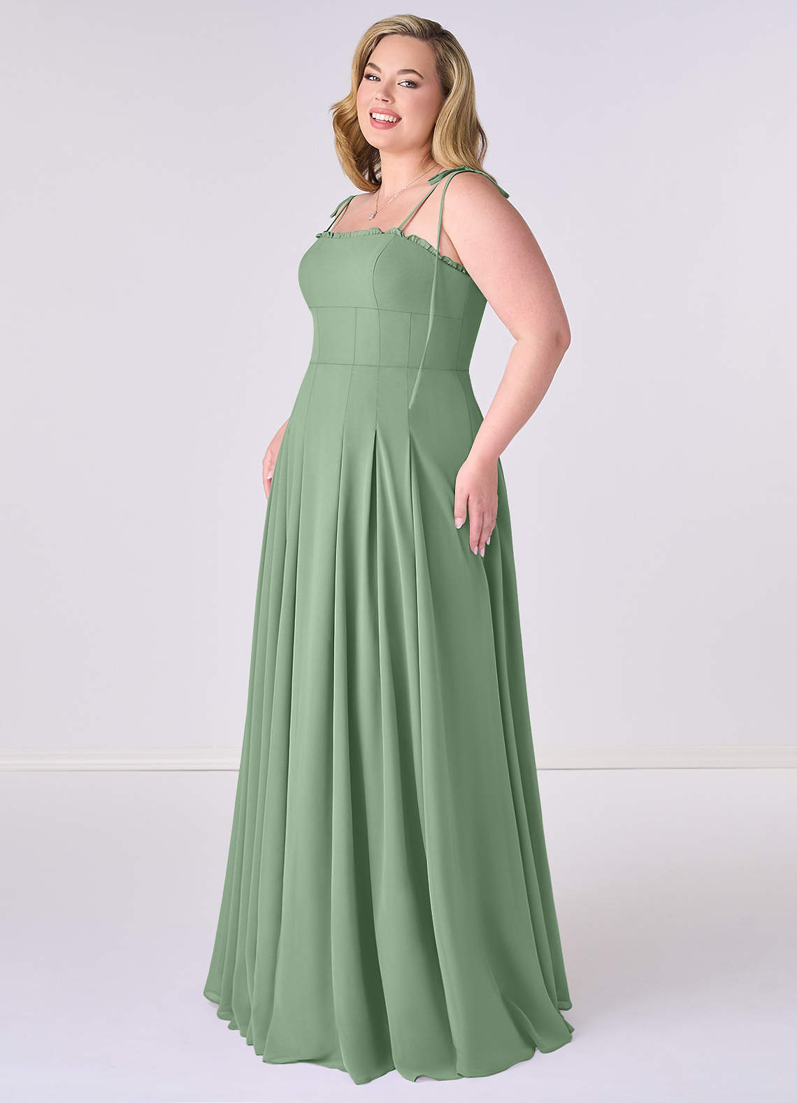 Matcha Barbie™ AZAZIE 1014 Bridesmaid Dresses | Azazie