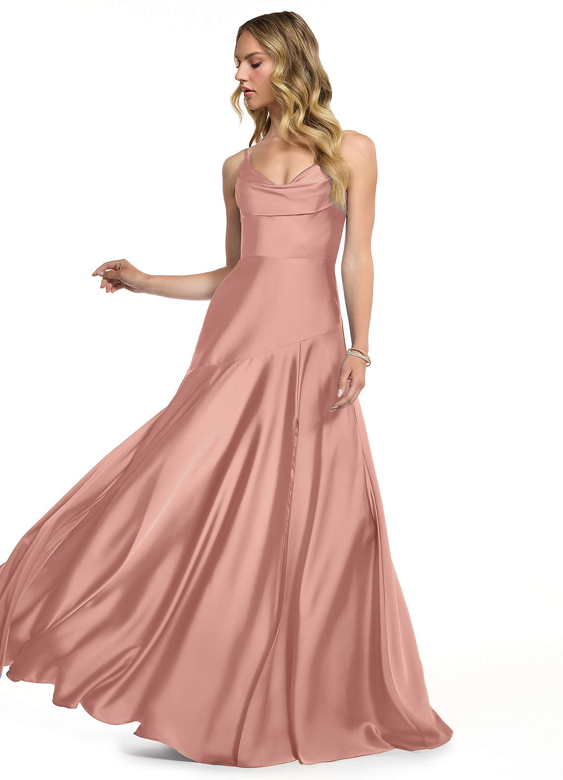 Azazie Kayla Rosette Bridesmaid Dresses | Azazie