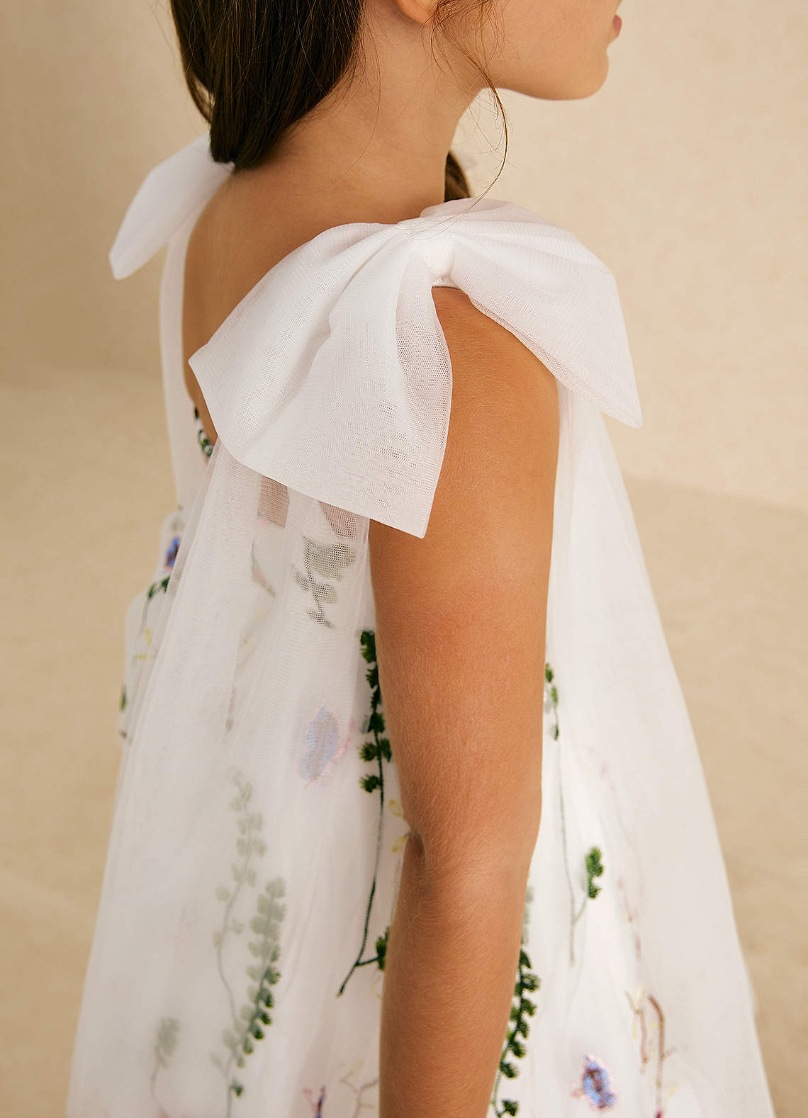 Azazie Prunella Ivory A-Line Lace Tulle Dress | Azazie