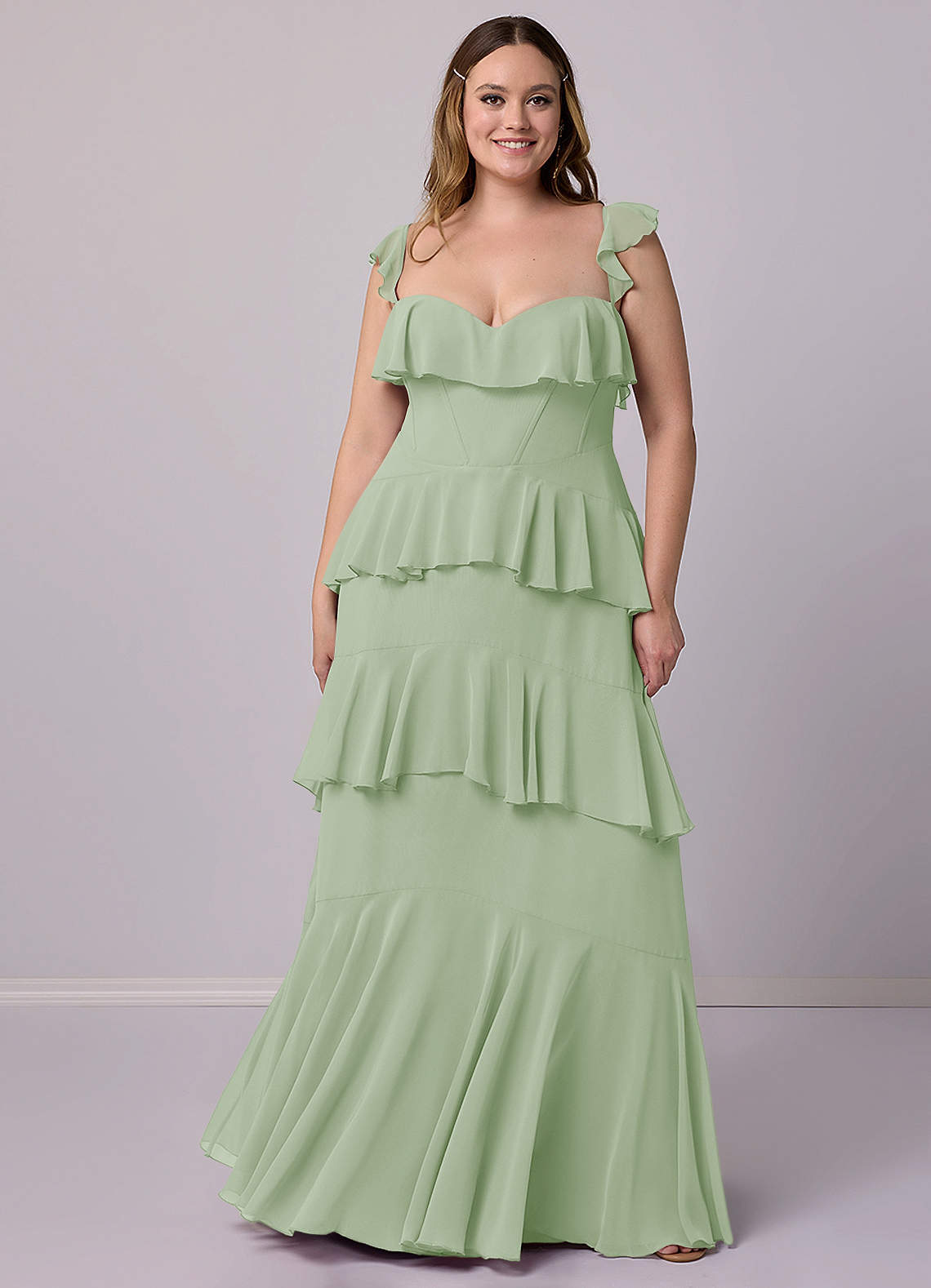 Barbie™ AZAZIE 1025 Dusty Sage Bridesmaid Dresses | Azazie
