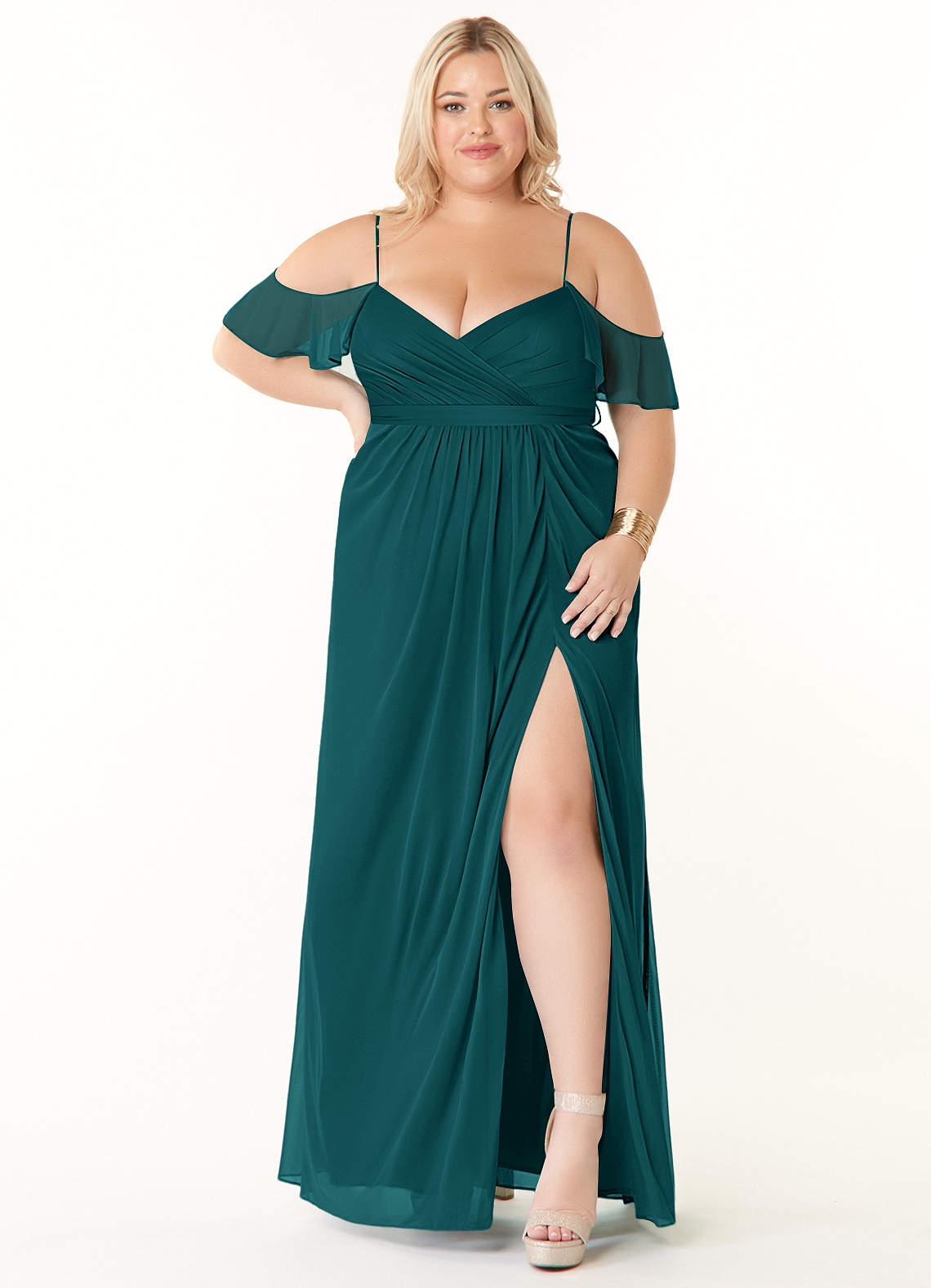 Peacock Azazie Fiena Bridesmaid Dresses | Azazie