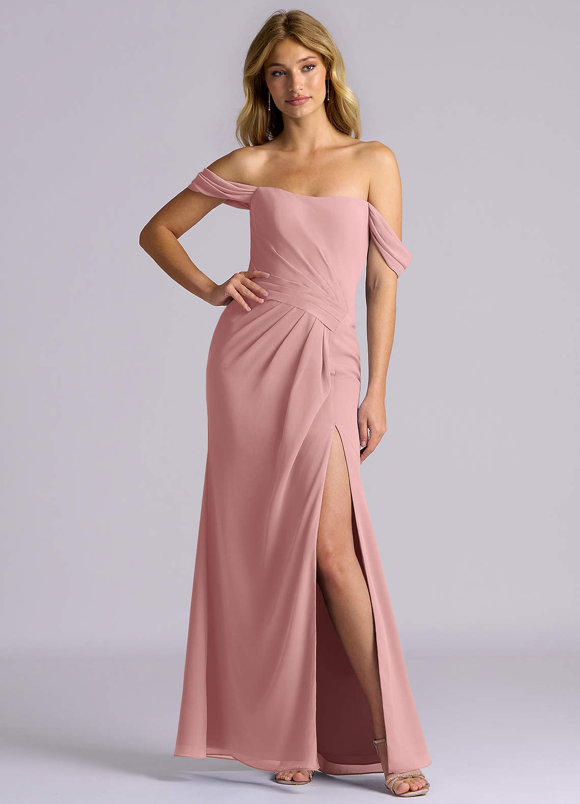 Azazie Heidi Dusty Rose Bridesmaid Dresses | Azazie