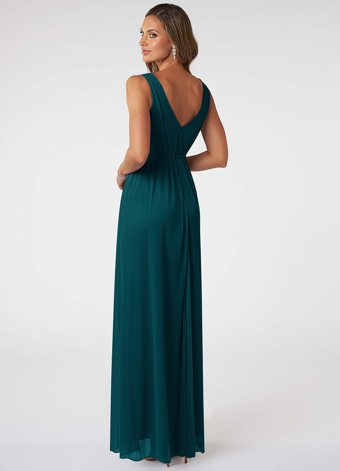 Azazie Tanicia Pine Bridesmaid Dresses | Azazie CA