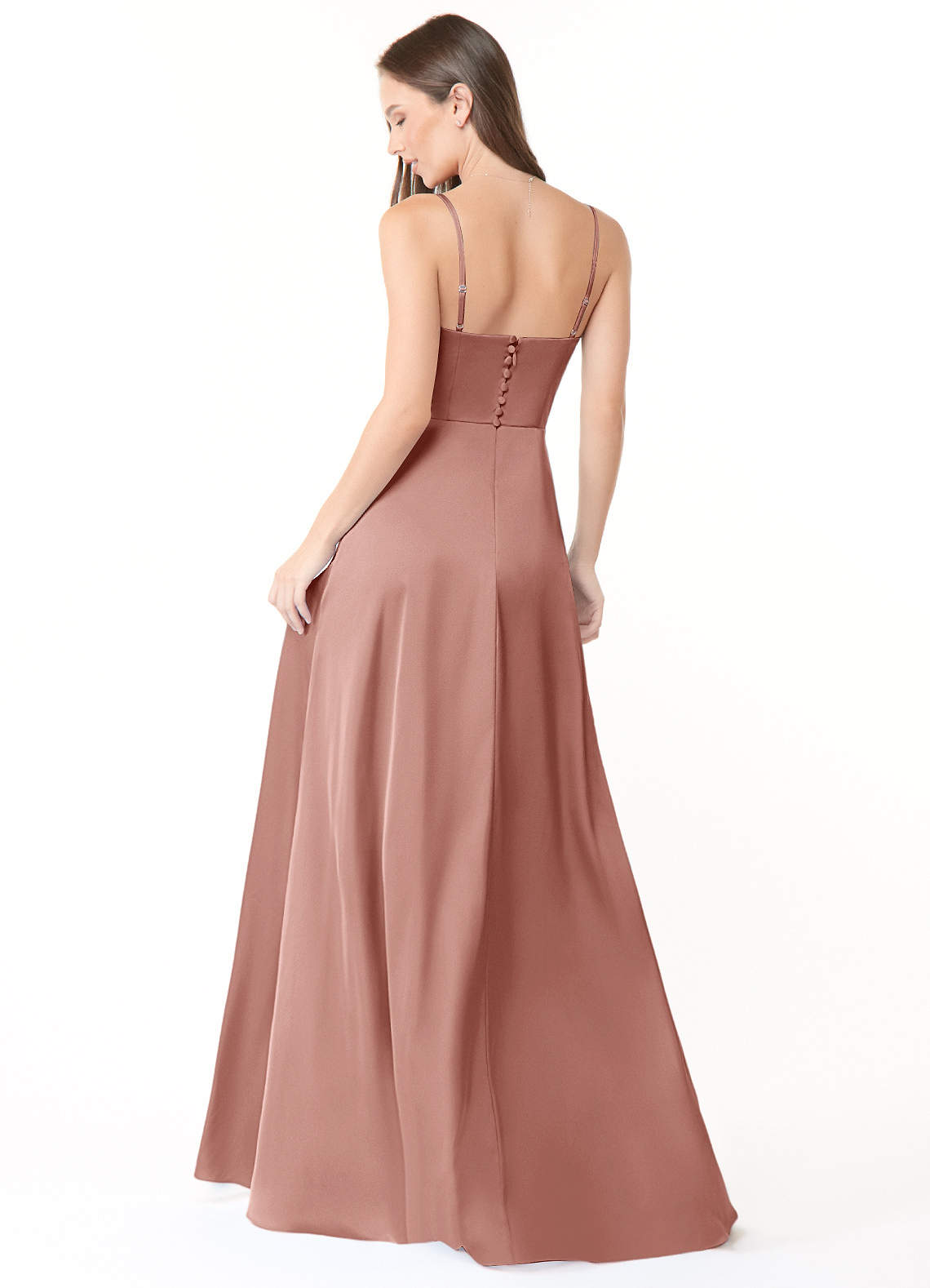 Dusty Rose Azazie Halsey Bridesmaid Dresses | Azazie