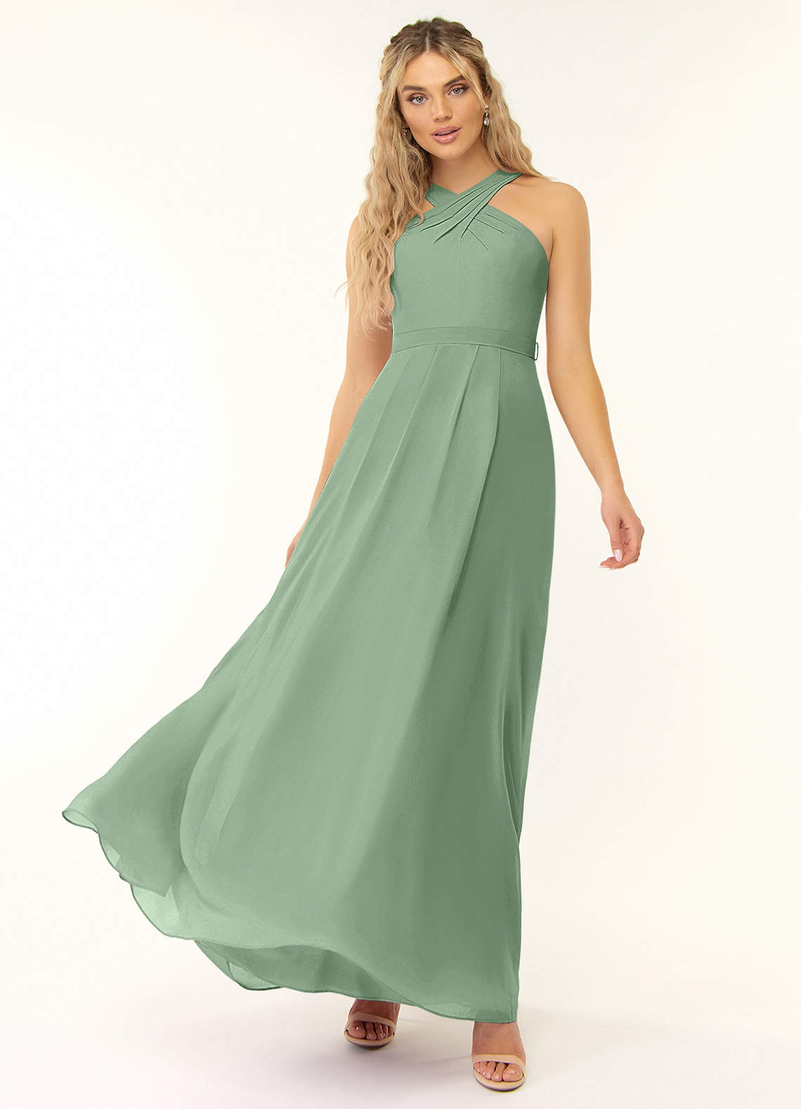 Azazie Dixie Matcha Bridesmaid Dresses | Azazie