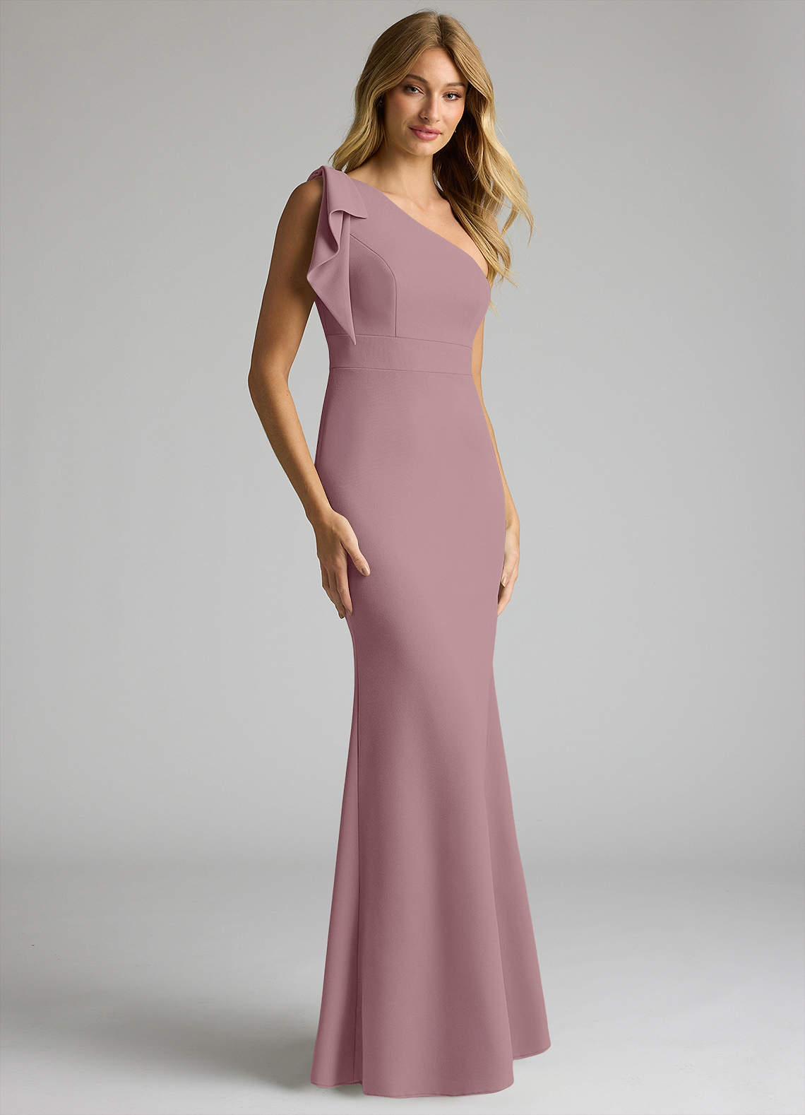 Azazie Rinna Dusty Rose Bridesmaid Dresses | Azazie UK