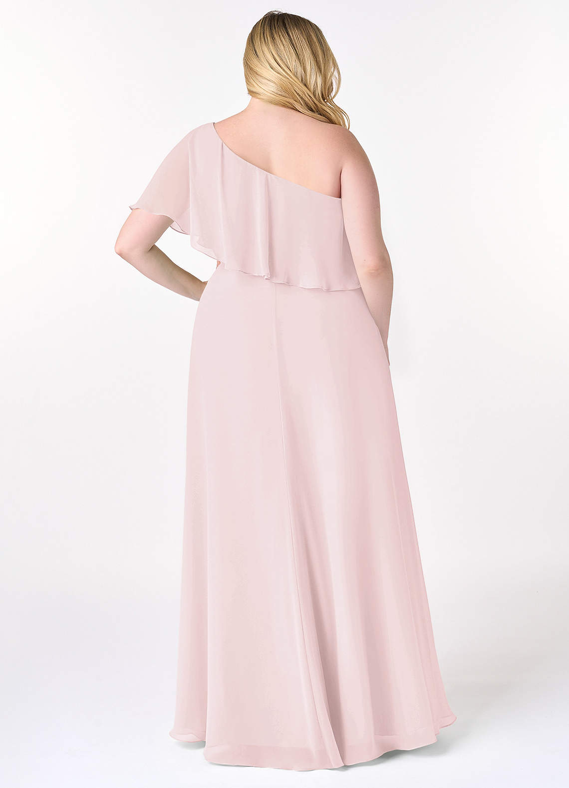 Blushing Pink Azazie Lizzy Bridesmaid Dresses | Azazie