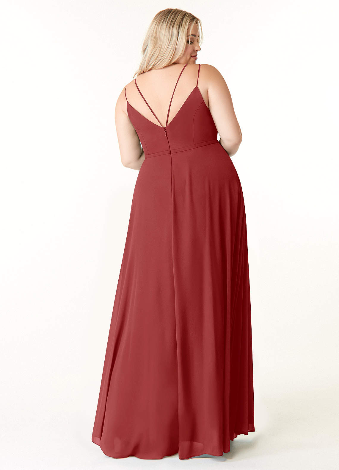 Rust Azazie Janine Bridesmaid Dresses | Azazie