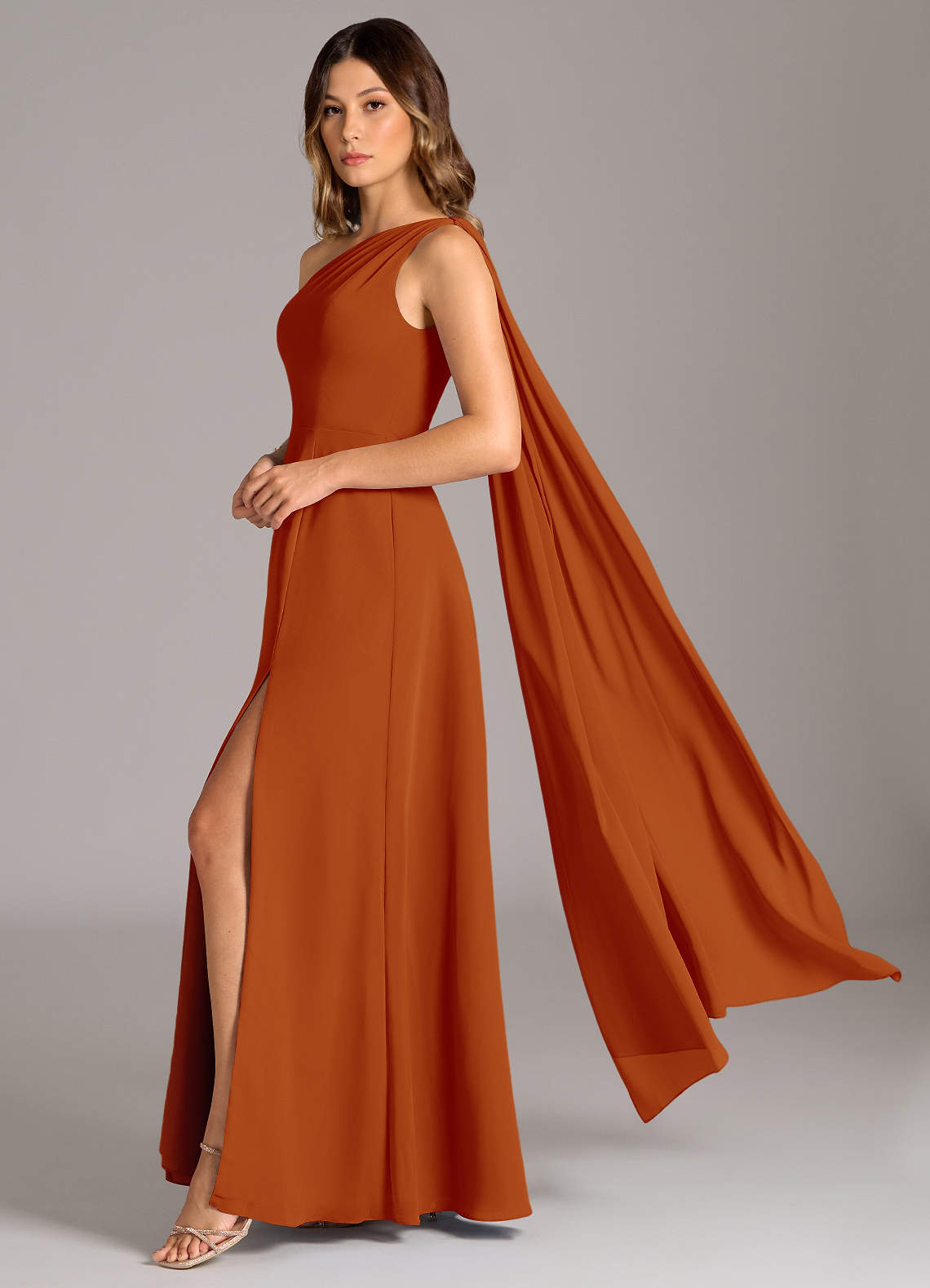 Azazie Tella Paprika Bridesmaid Dresses | Azazie