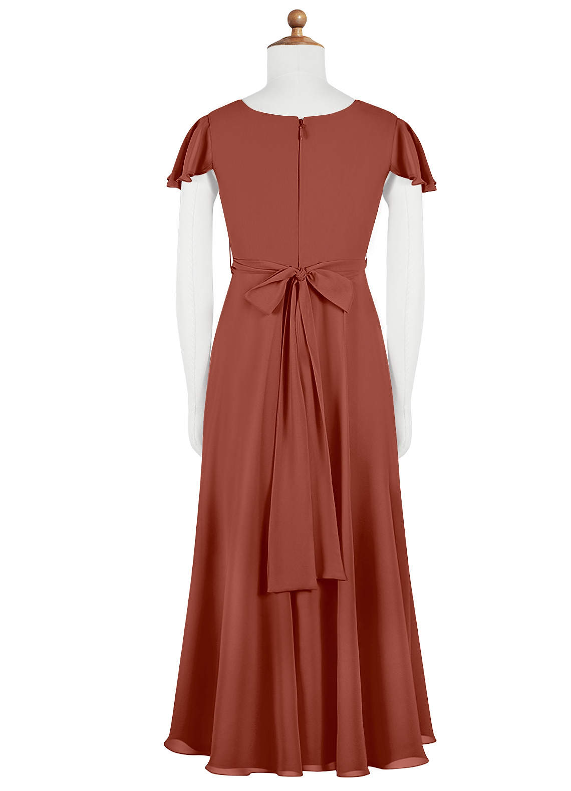 Auburn Azazie Olexa JBD Junior Bridesmaid Dresses | Azazie