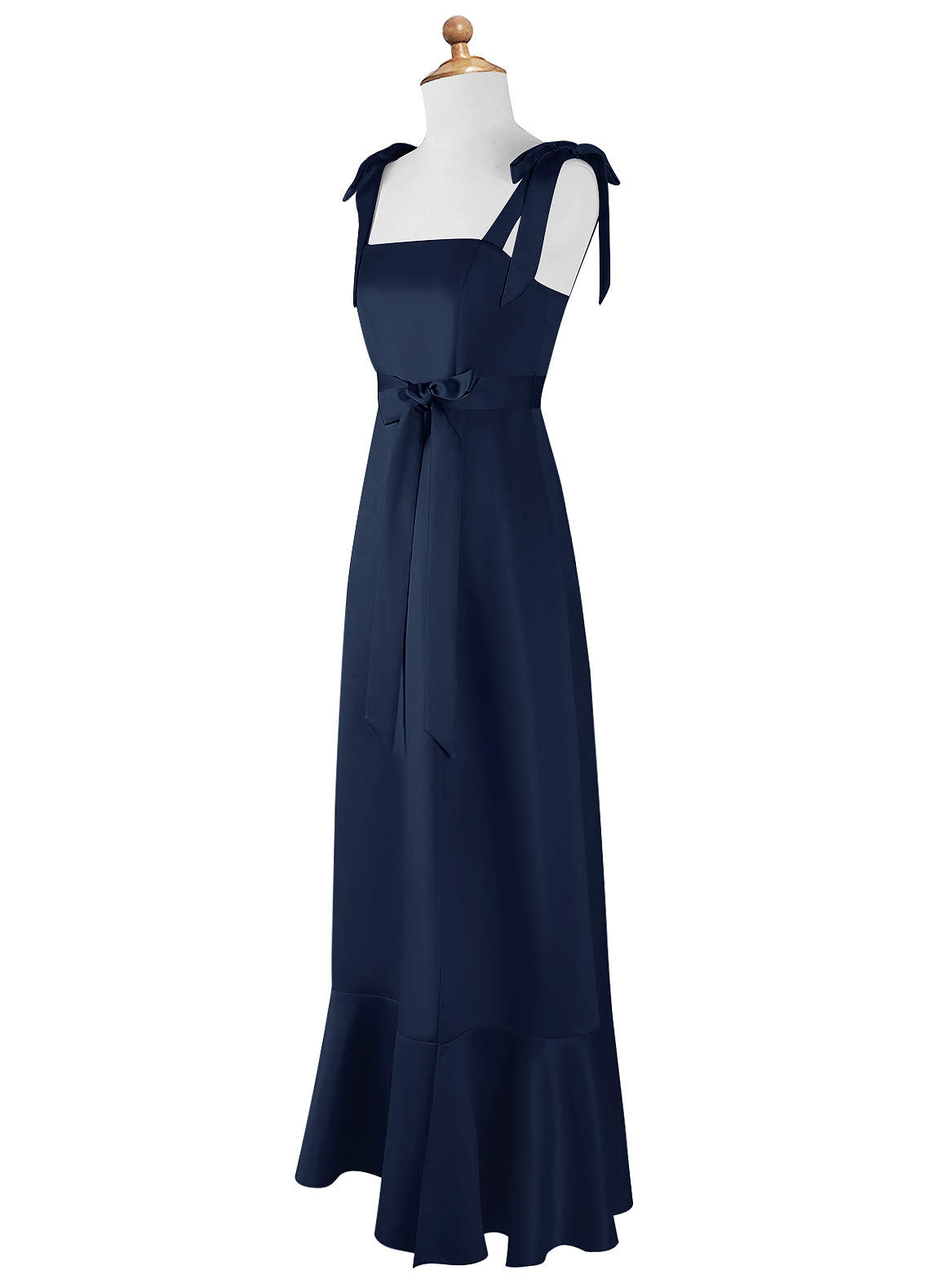 Dark Navy Azazie Barbara Junior Junior Bridesmaid Dresses | Azazie