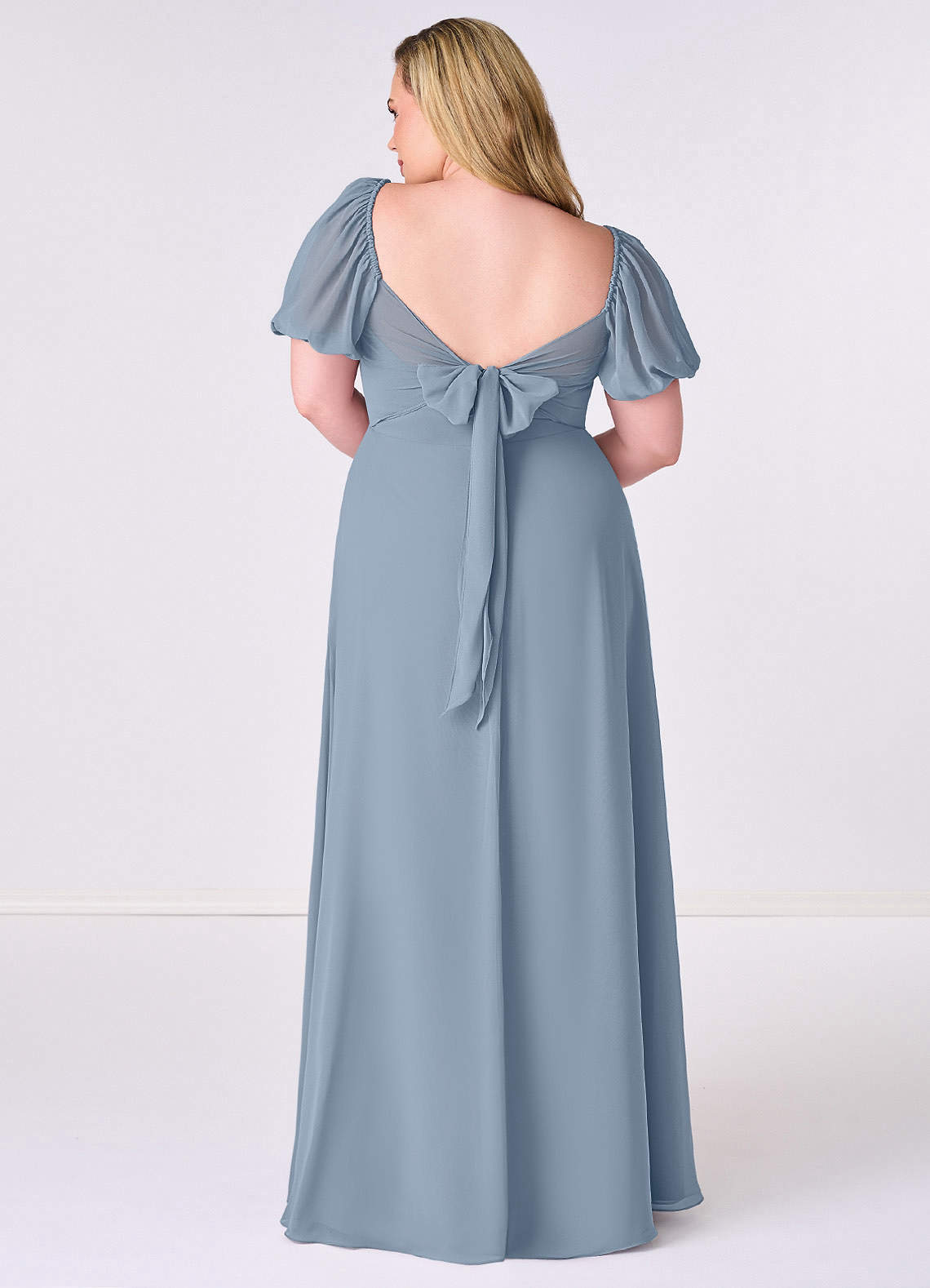 Dusty Blue Barbie™ AZAZIE 1003 Bridesmaid Dresses | Azazie