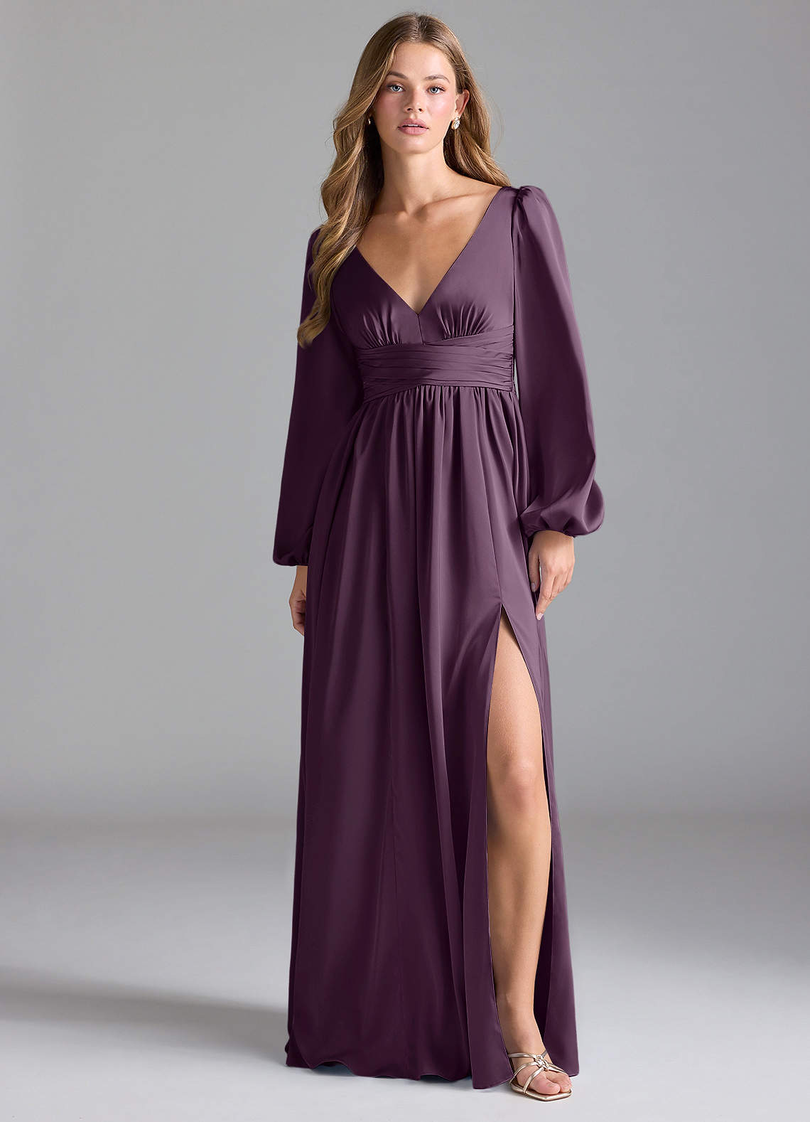 Azazie Norah Plum Bridesmaid Dresses | Azazie