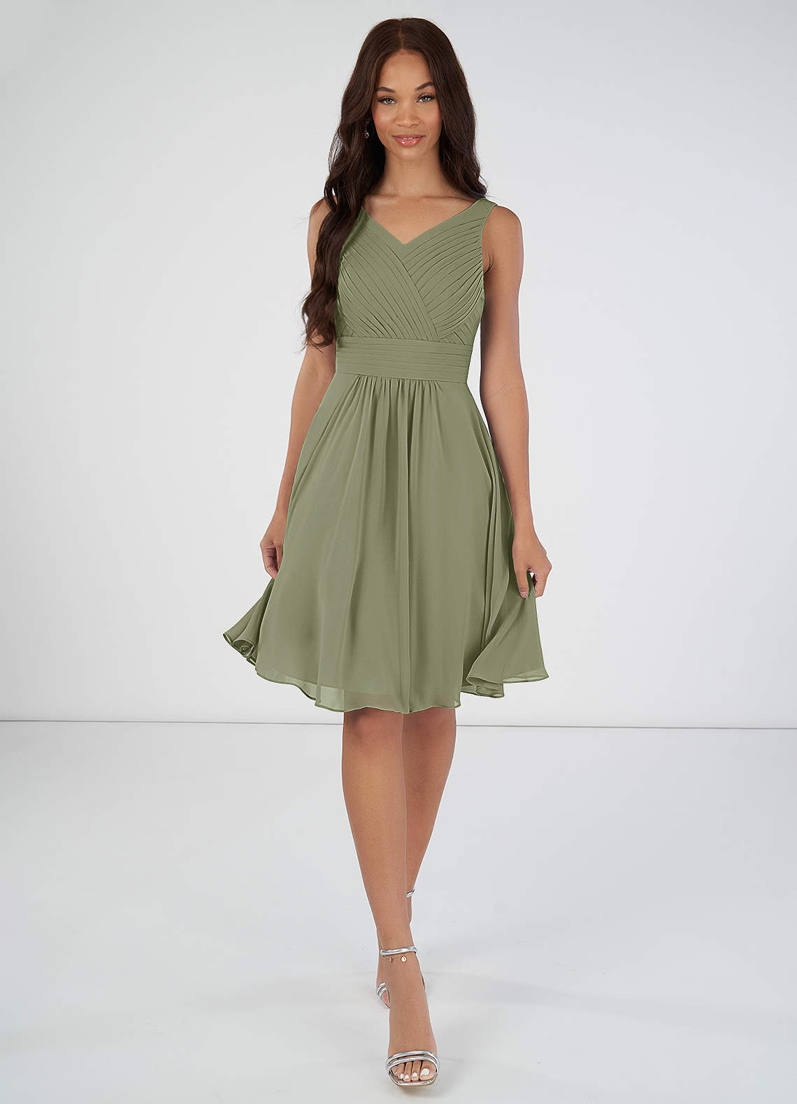Pistachio Azazie Grace Bridesmaid Dresses | Azazie