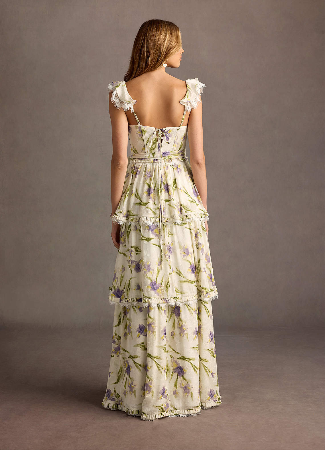 Quinn Tulip Multi Print Maxi Dress Atelier Dresses | Azazie