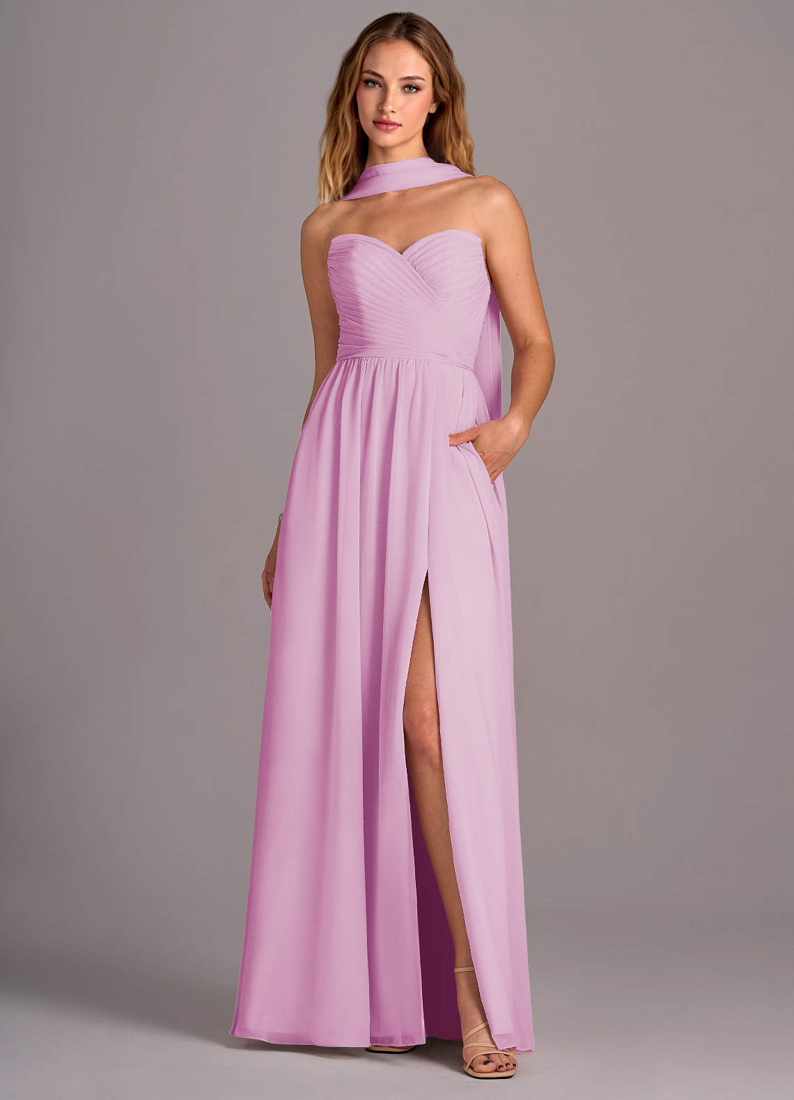 Azazie Joni Candy Pink Bridesmaid Dresses | Azazie AU