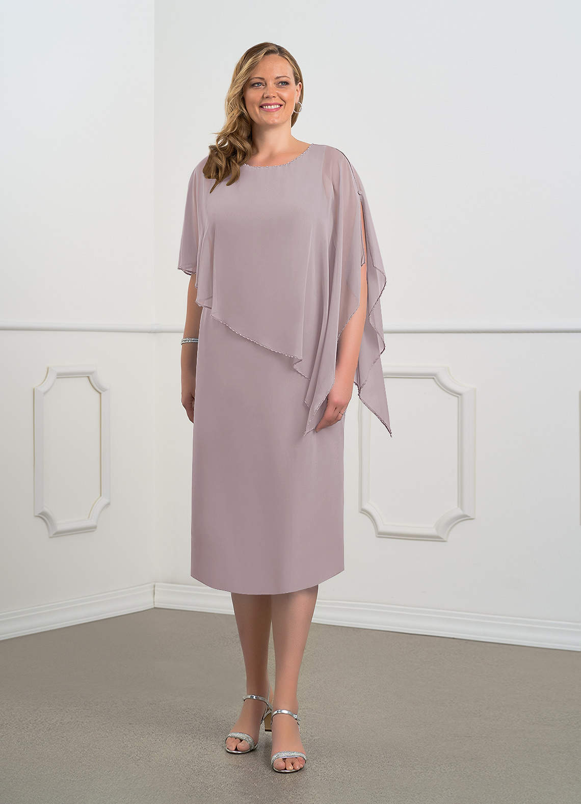 Azazie Sparrow Dusk Sheath Sequins Chiffon Dress | Azazie CA