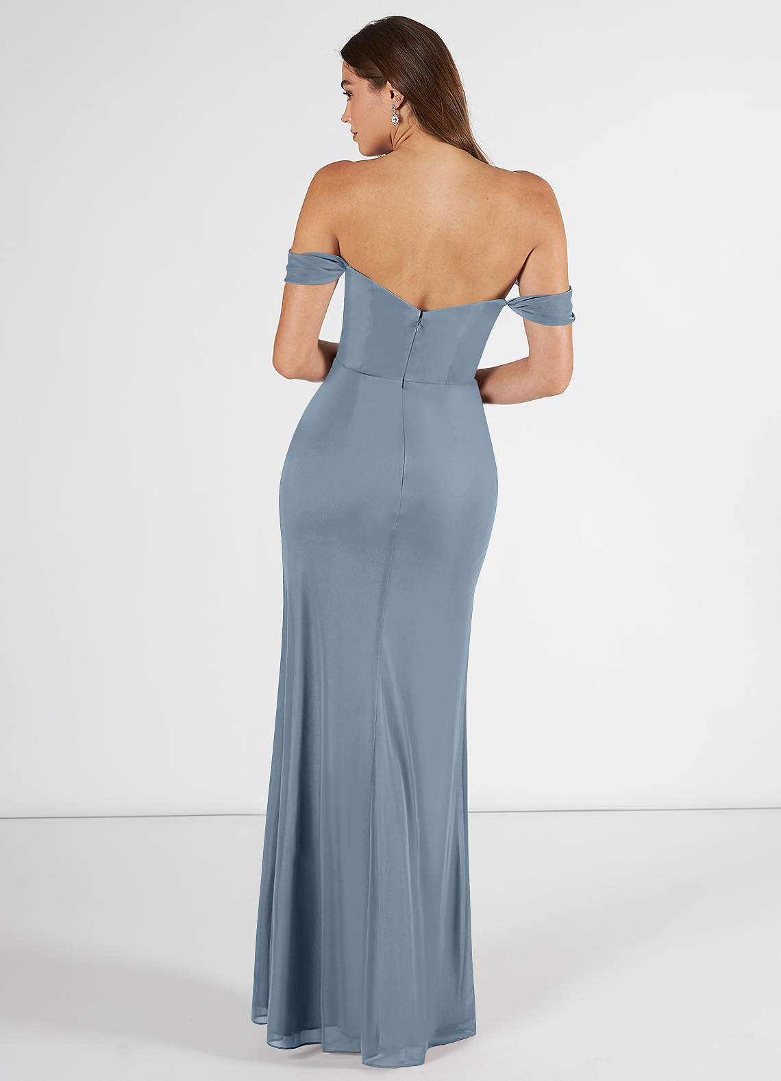 Dusty Blue Azazie Kit Bridesmaid Dresses | Azazie