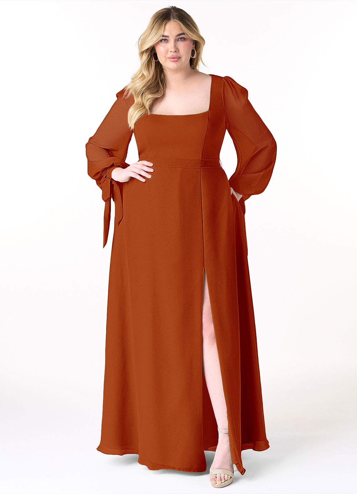 Paprika Azazie Leonia Bridesmaid Dresses | Azazie