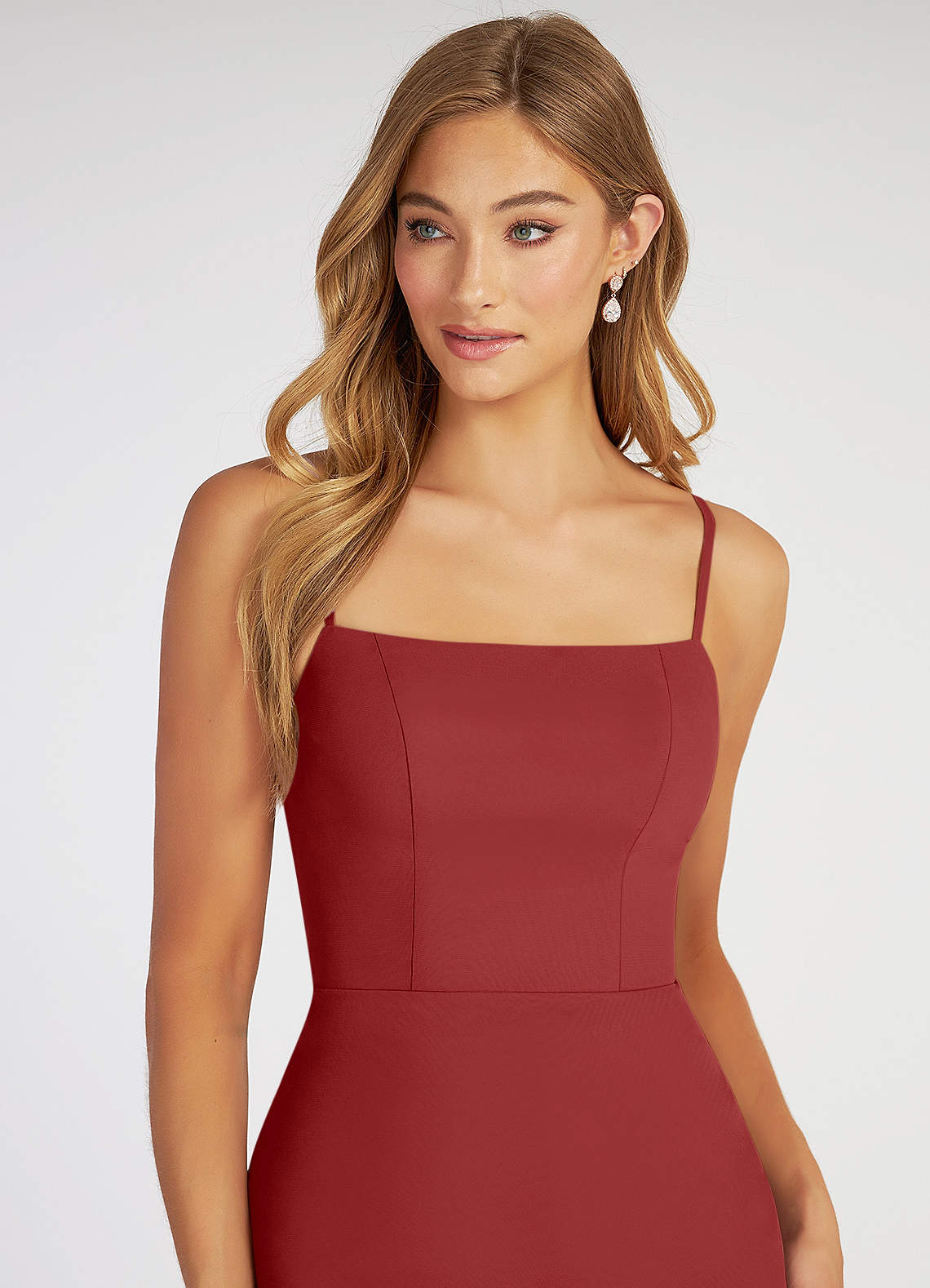 Rust Azazie Tayla Bridesmaid Dresses | Azazie