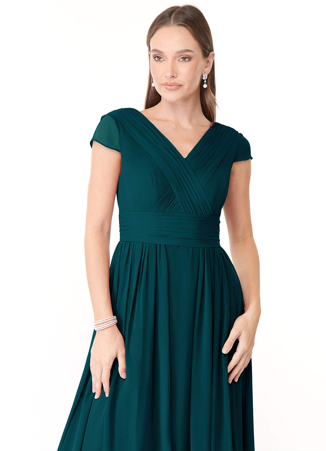 Pine Azazie Organa Bridesmaid Dresses | Azazie