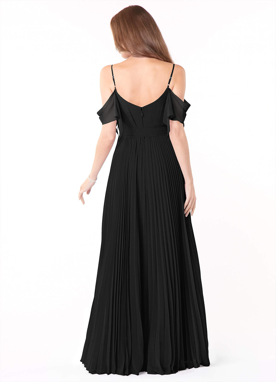 Black Azazie Lyney Bridesmaid Dresses | Azazie