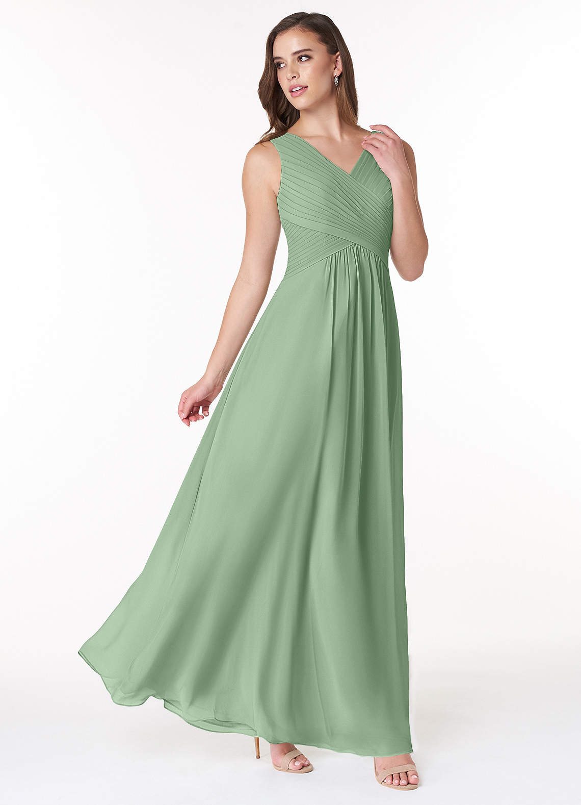 Matcha Azazie Flora Bridesmaid Dresses | Azazie