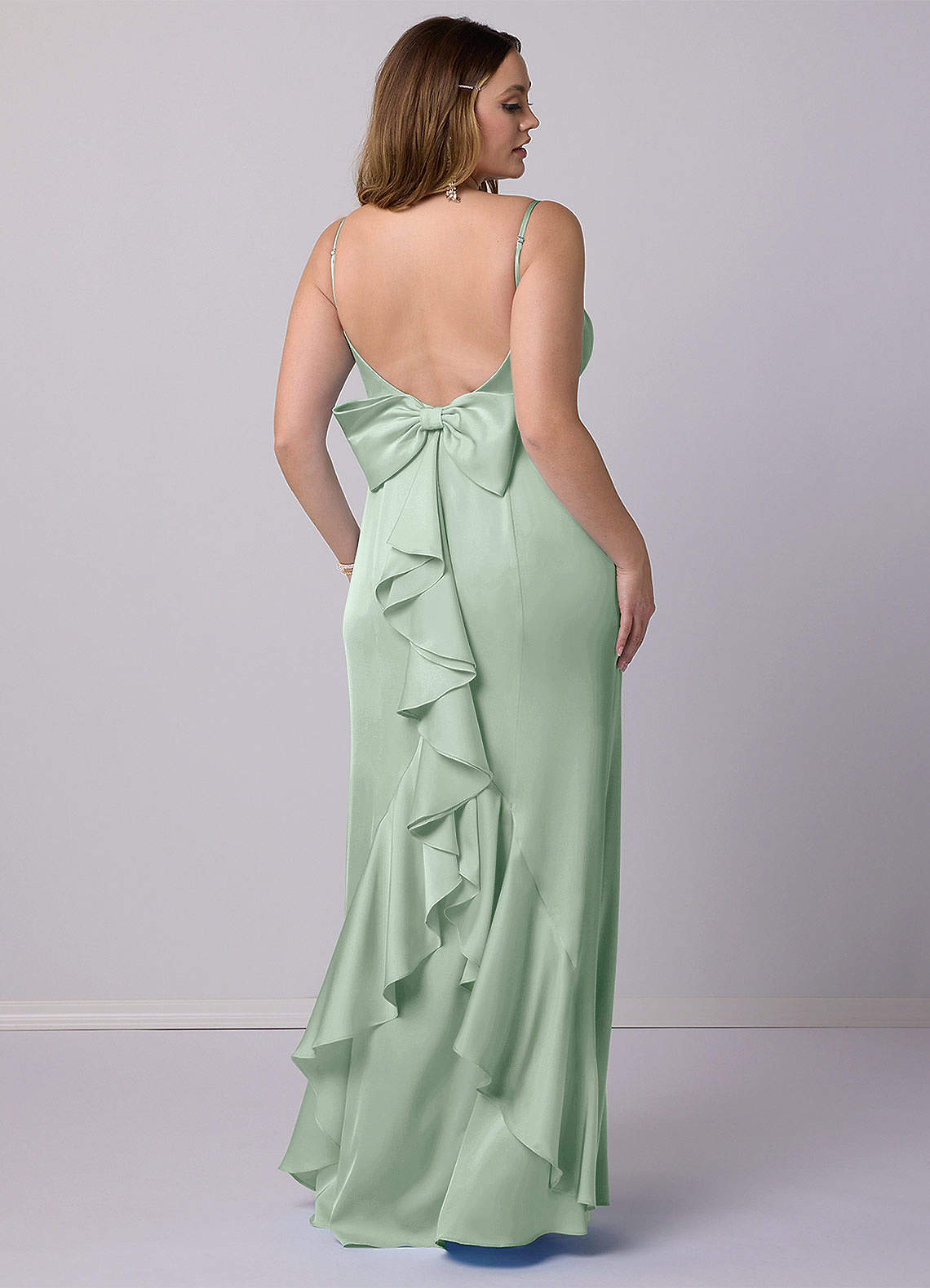 Barbie™ AZAZIE 1033 Agave Bridesmaid Dresses | Azazie