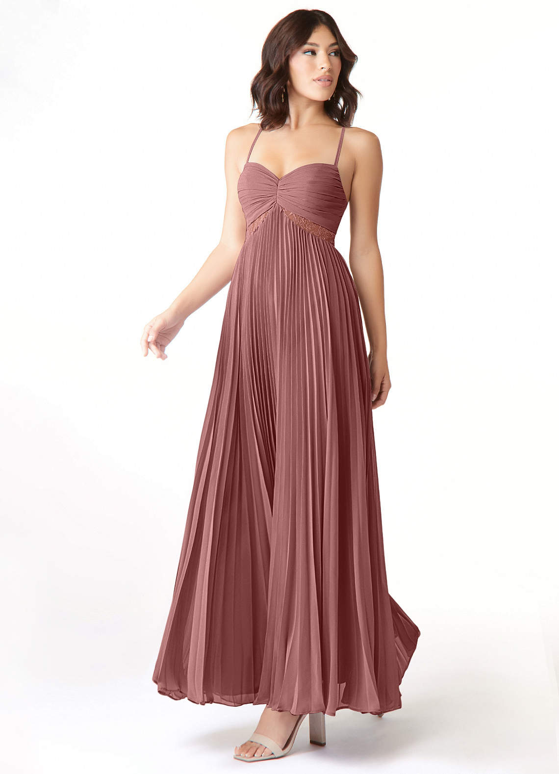 Azazie Devyn Desert Rose Bridesmaid Dresses | Azazie CA