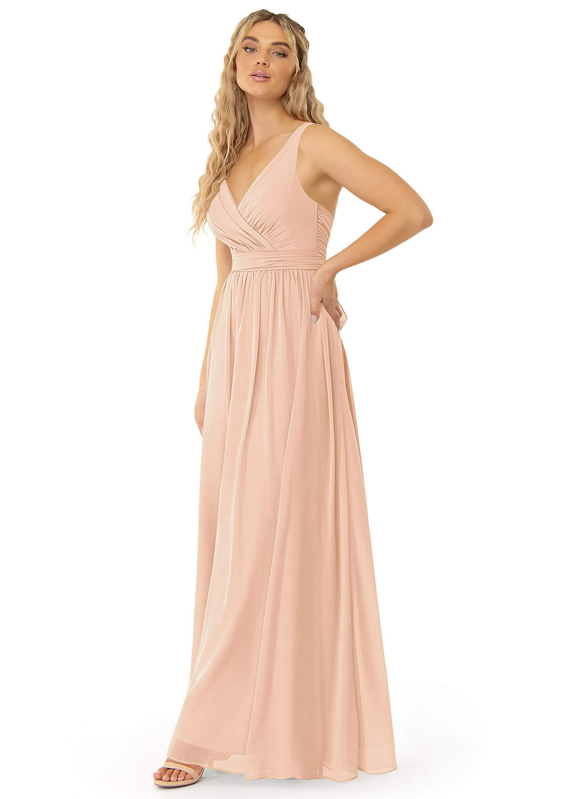 Azazie Kora English Rose Bridesmaid Dresses | Azazie