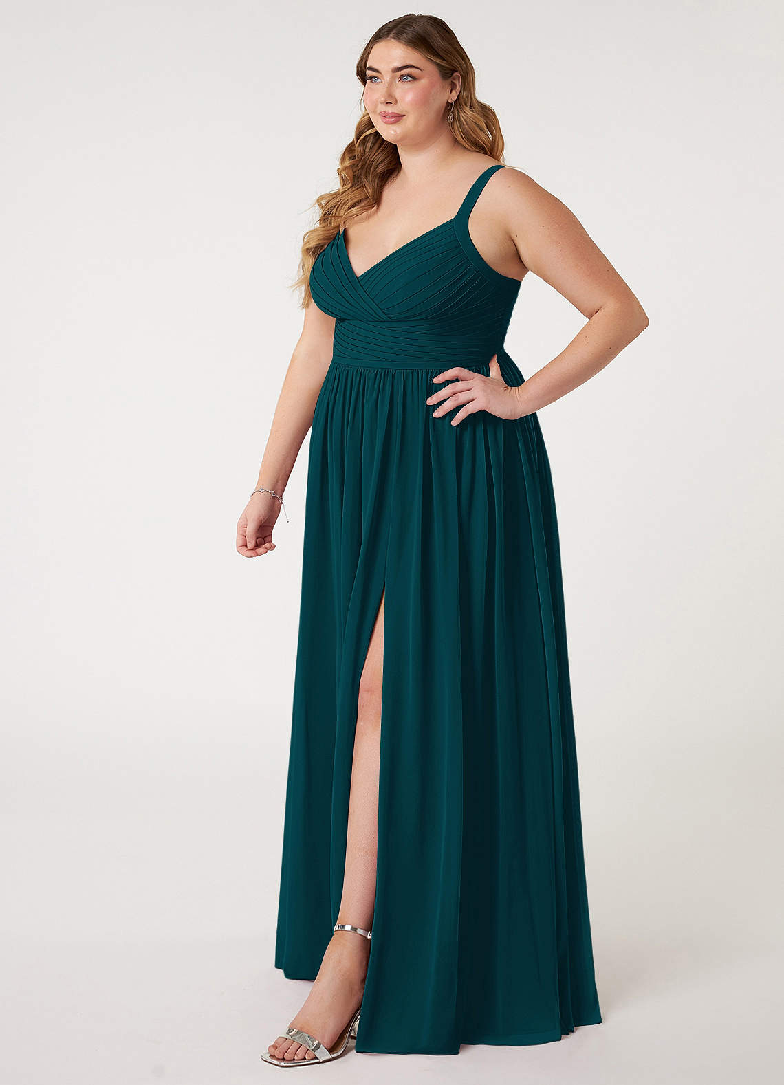 Pine Azazie Chanel Bridesmaid Dresses | Azazie