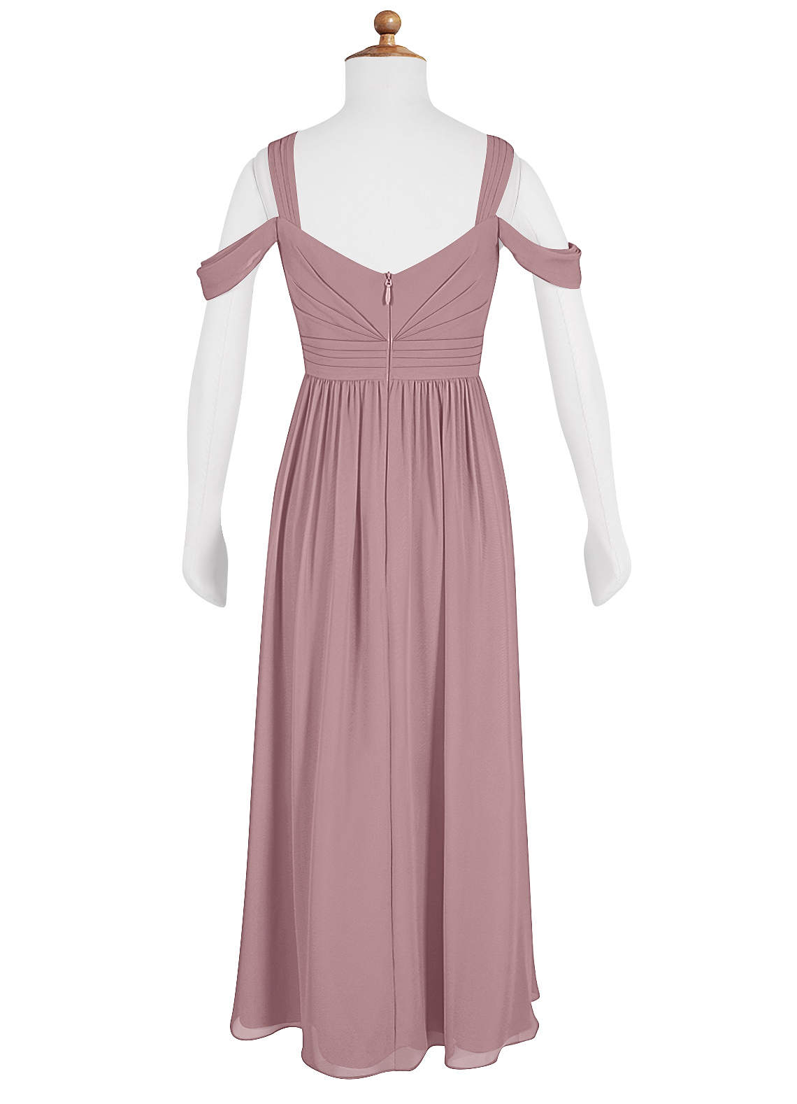 Dusty Rose Azazie Lianne Junior Junior Bridesmaid Dresses | Azazie