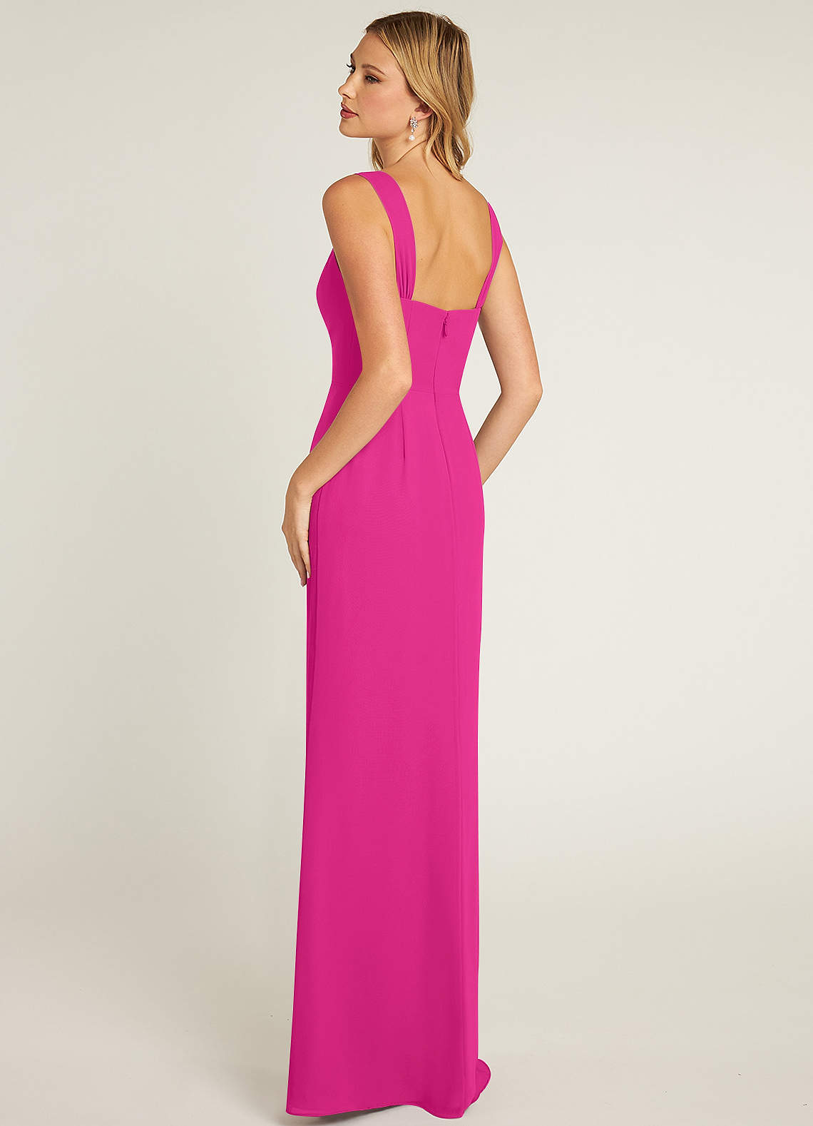 Azazie Denice Fuchsia Bridesmaid Dresses | Azazie
