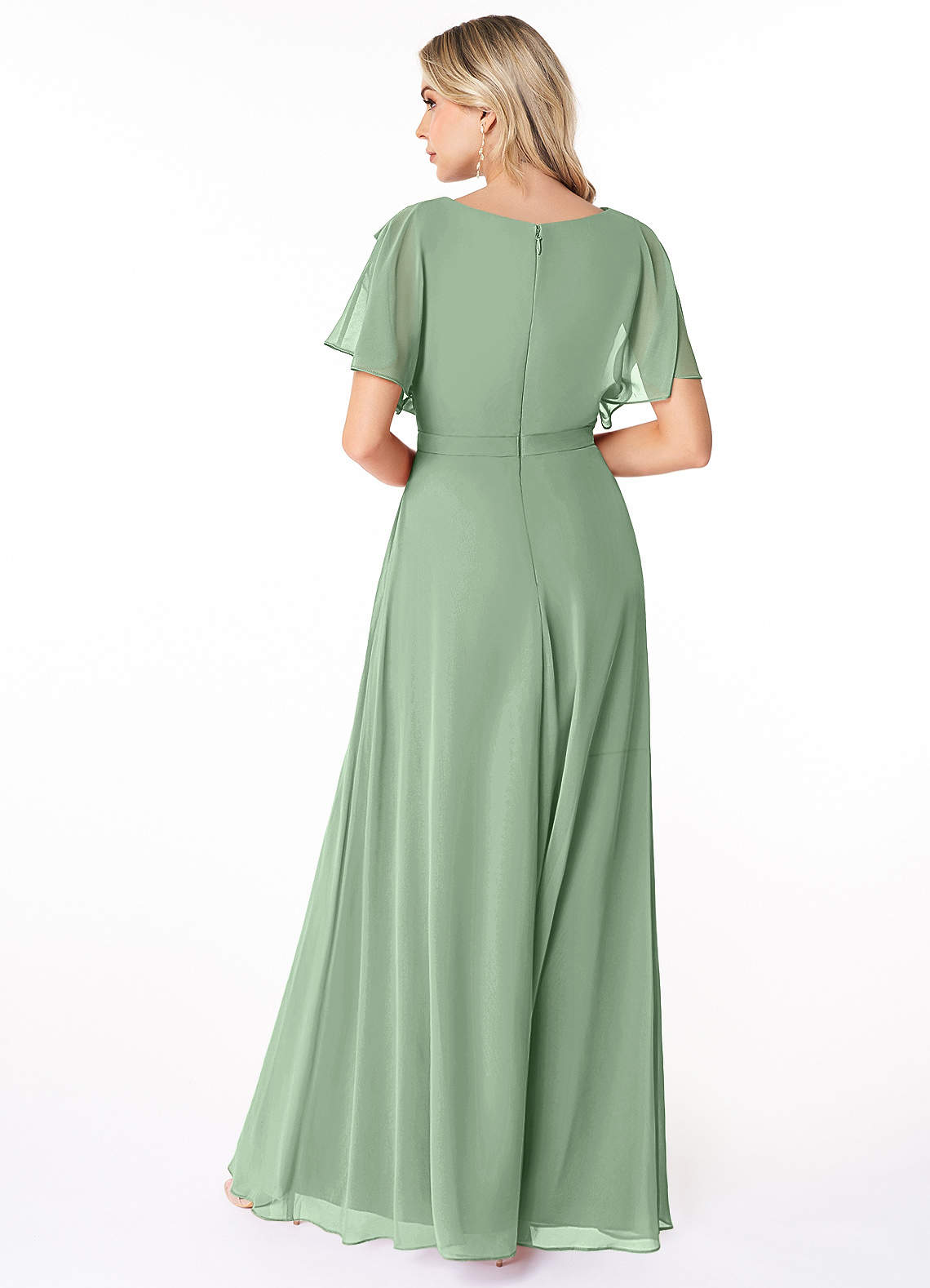 Azazie Aaliyah Matcha Modest Bridesmaid Dresses | Azazie