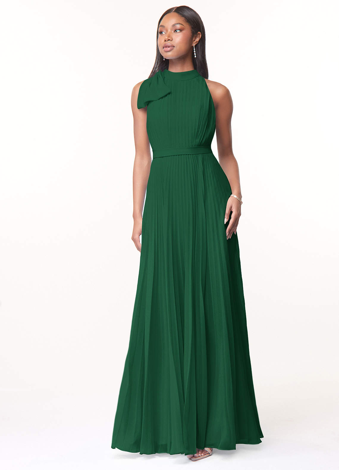 Dark Green Azazie Cailyn Bridesmaid Dresses | Azazie